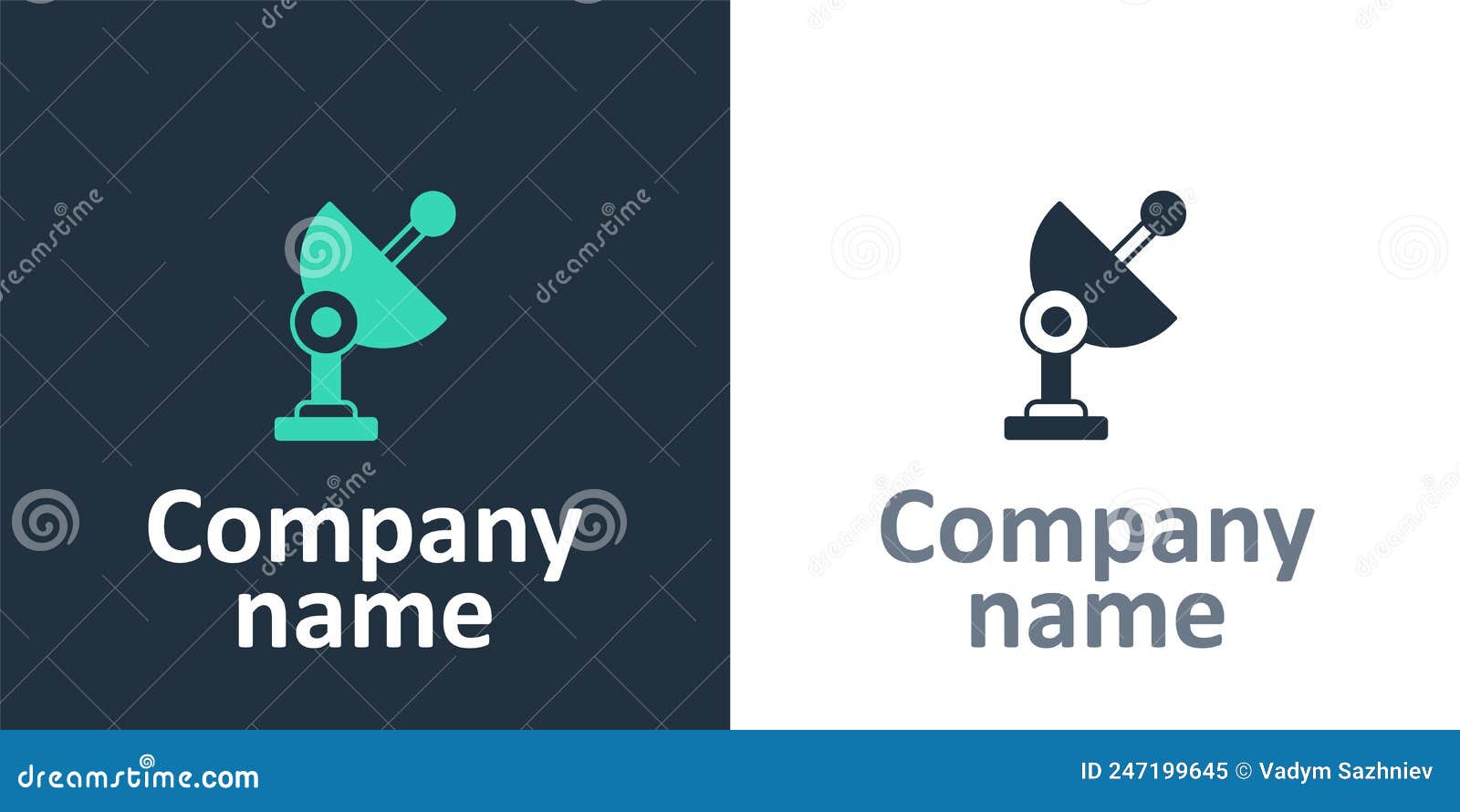 Logotype Radar Icon Isolated on White Background. Search System ...