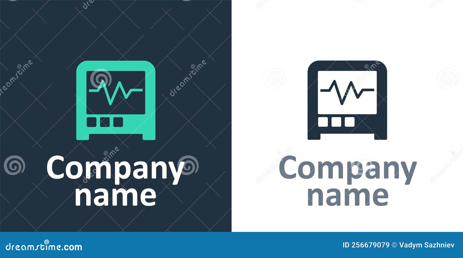 Logotype Seismograph Icon Isolated on White Background. Earthquake ...