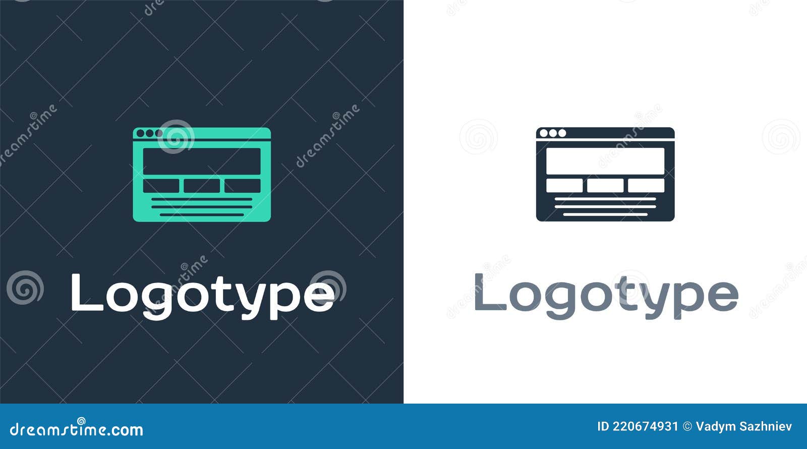 Logotype UI or UX Design Icon Isolated on White Background. Logo Design ...