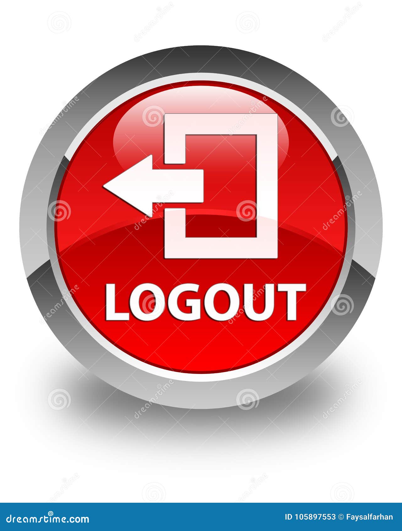 Logout Icon Png Red