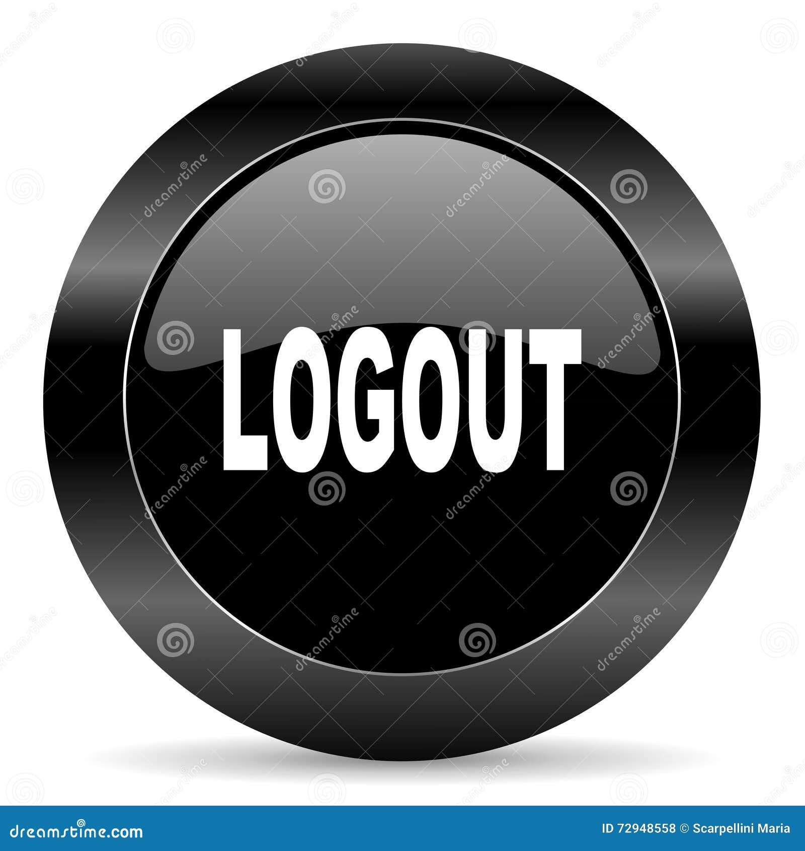 Logout Icon Black