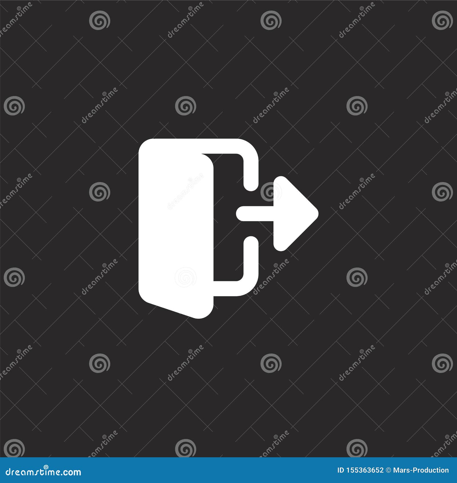 Logout Icon. Filled Logout Icon for Website Design and Mobile, App ...