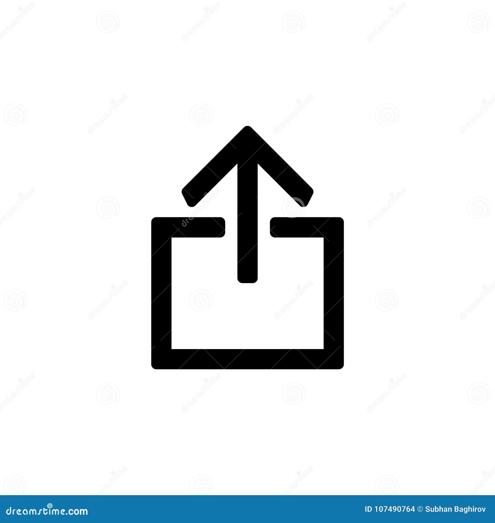 Logout Icon for Simple Flat Style Ui Design Stock Vector - Illustration ...