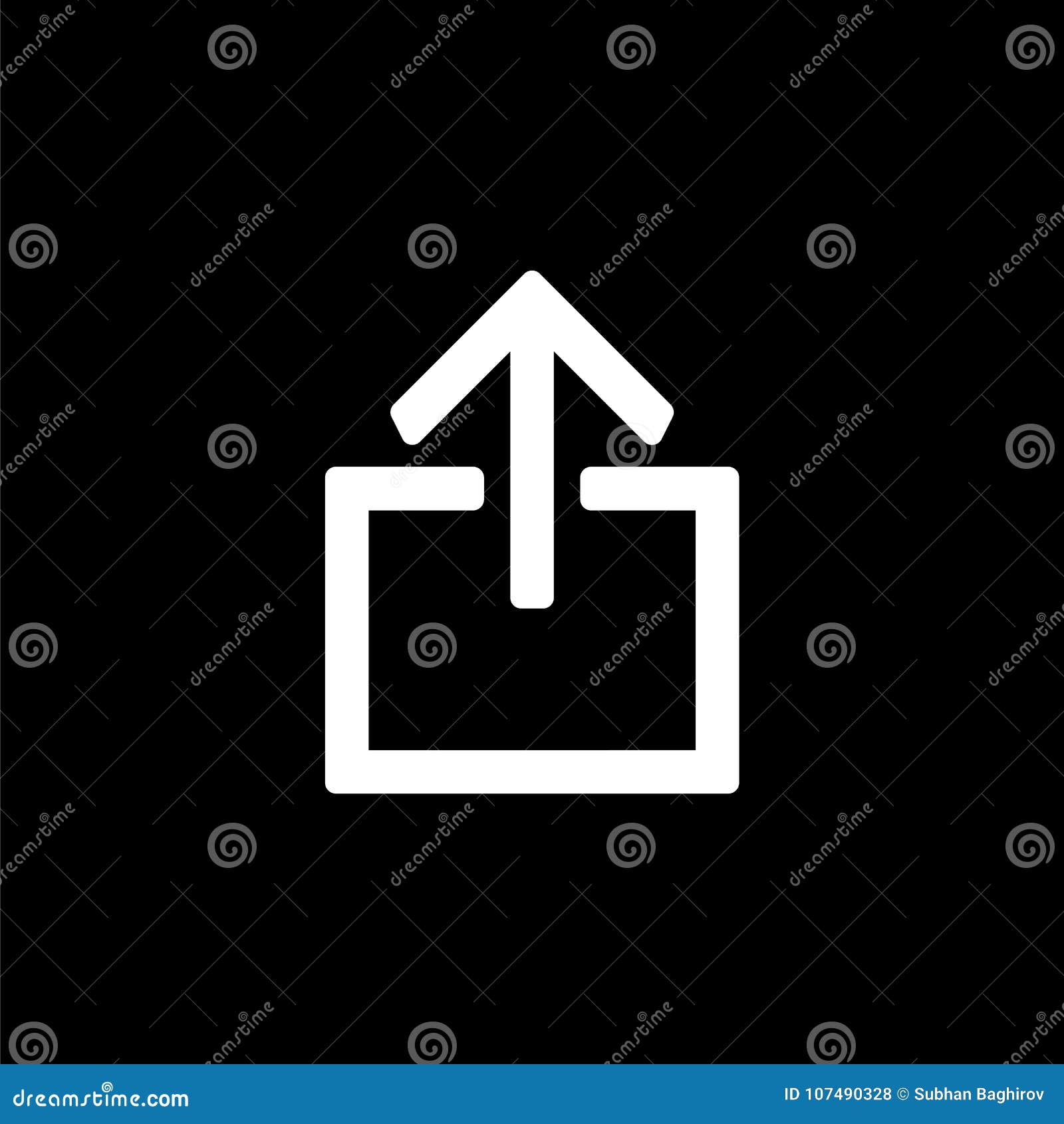 Logout Icon for Simple Flat Style Ui Design Stock Vector - Illustration ...