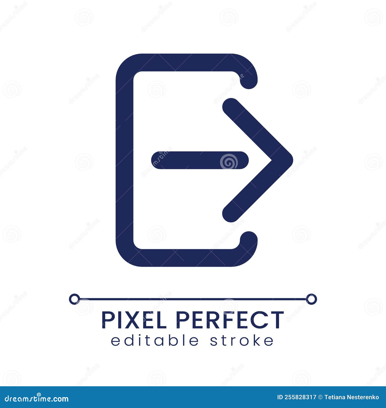Logout Pixel Perfect Linear Ui Icon Stock Vector - Illustration of ... Logout Pixel Perfect Linear Ui Icon Stock Vector - Illustration of ...