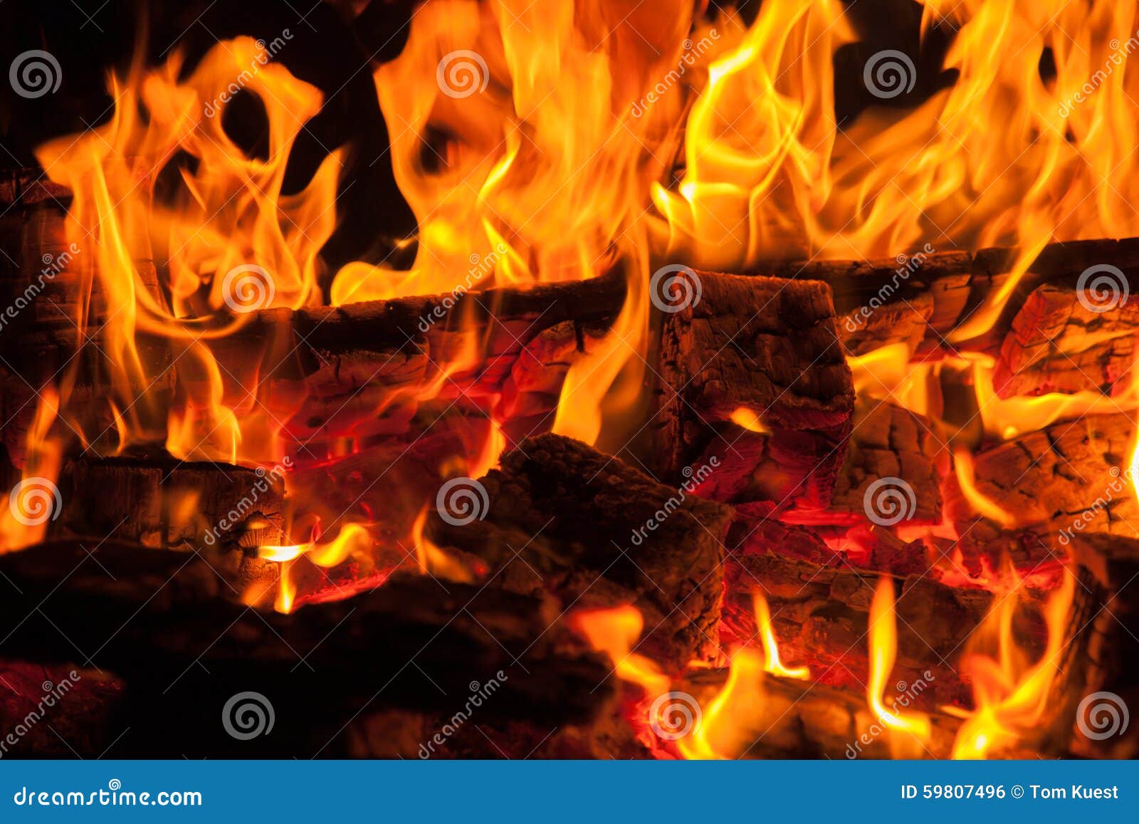 Logs and Branches Burning in a Wood Fire Stock Photo - Image of logs ...
