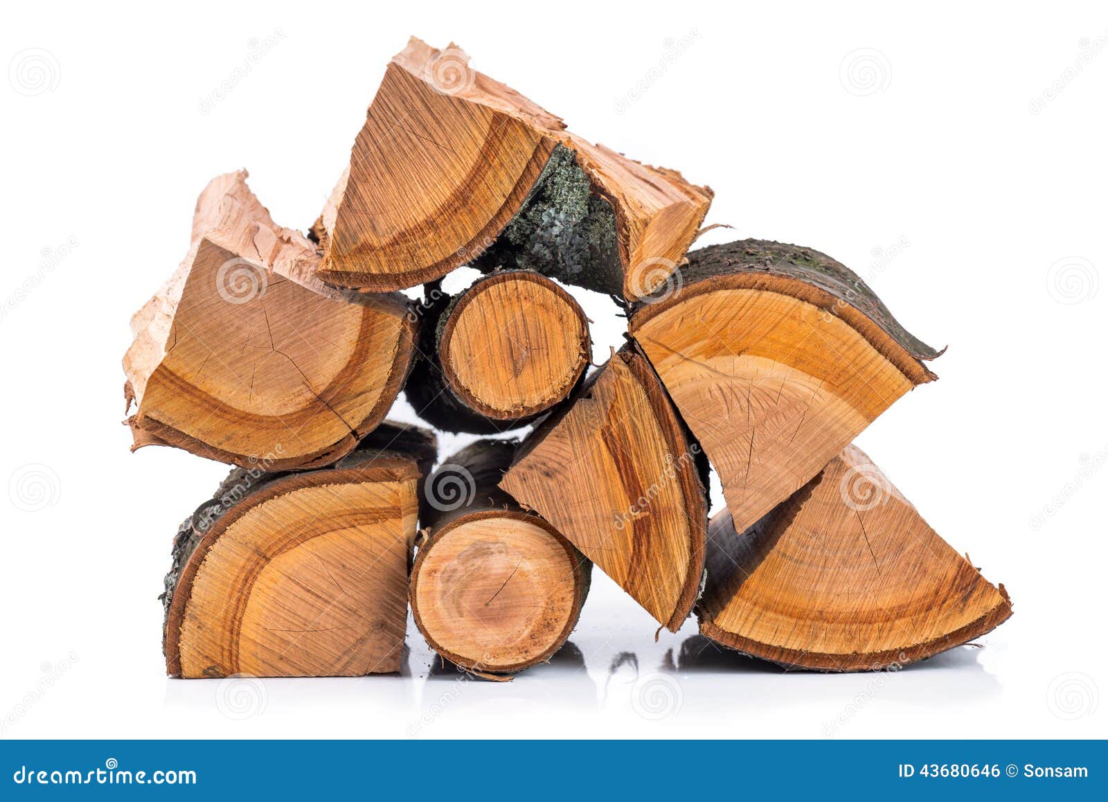 The logs of fire wood stock photo. Image of chopped, logs - 43680646