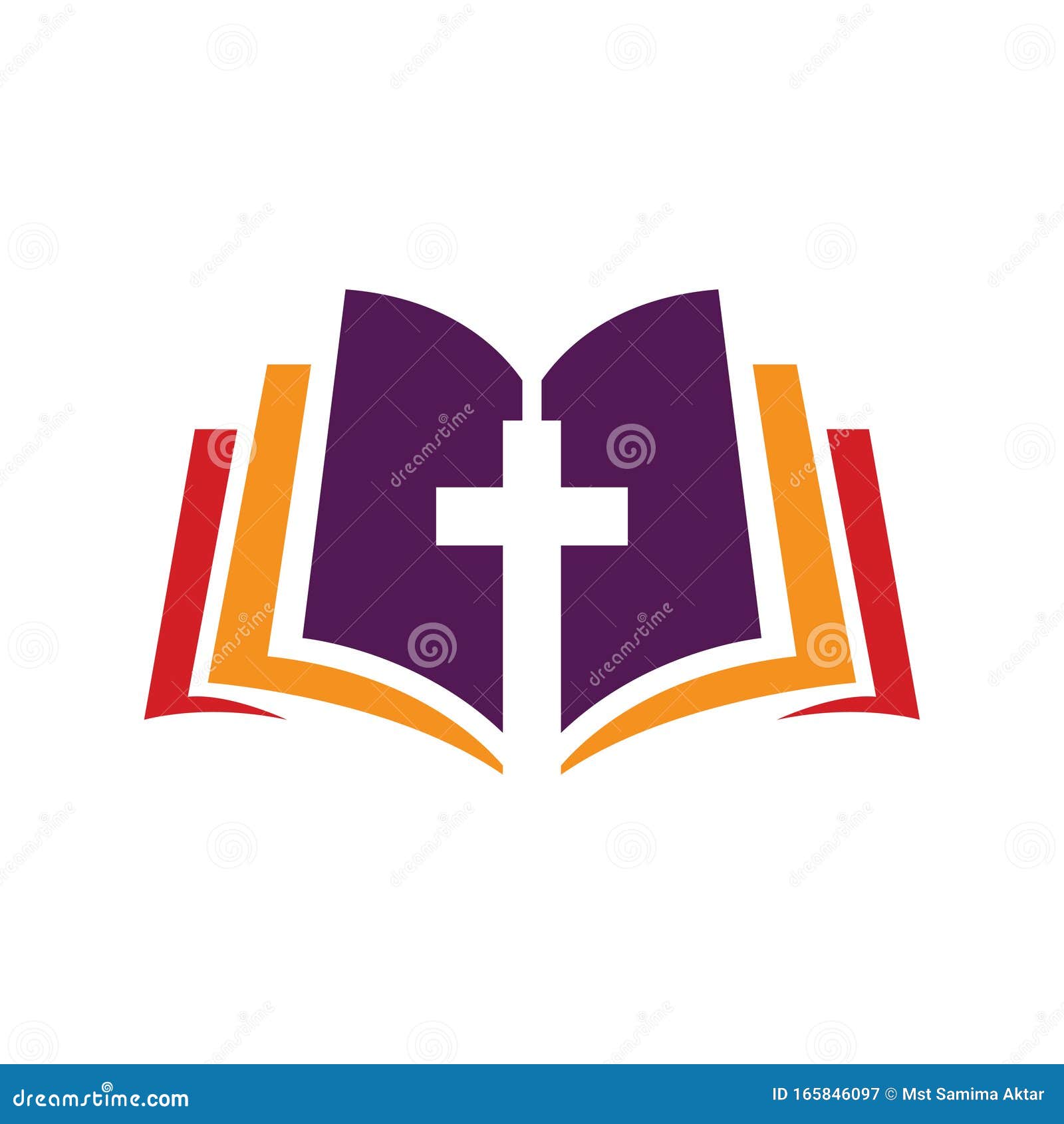 Logótipo Da Igreja Símbolos Cristãos A Cruz De Jesus Ilustração Do