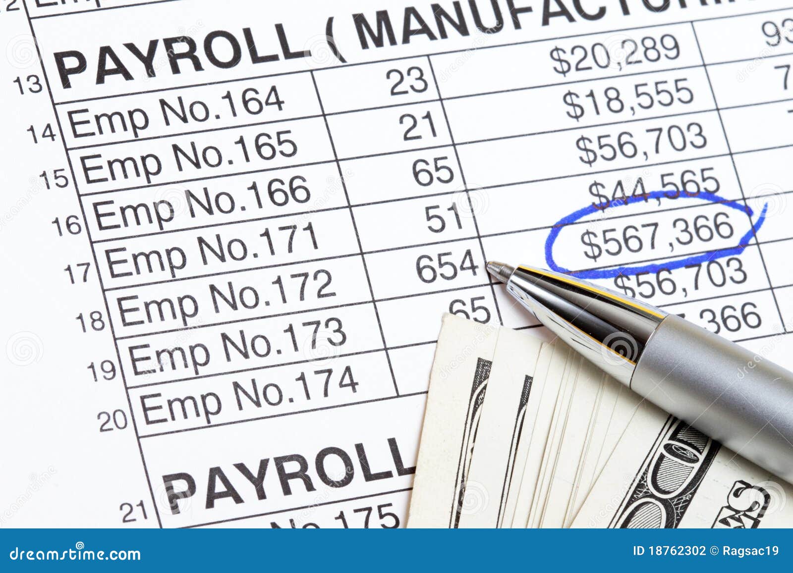 Lohn- und Gehaltsliste stockfoto. Bild von zahl, gehaltsbuchhaltung ...