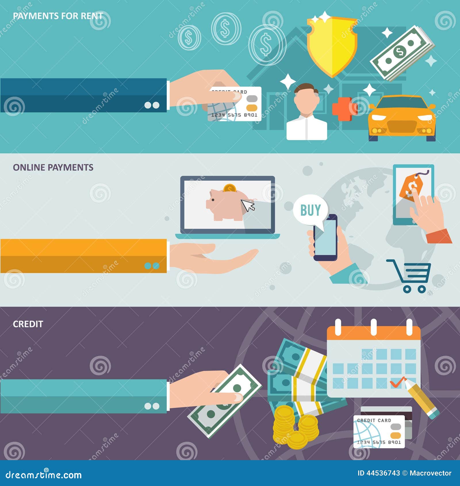 Lohnliste-Fahnensatz vektor abbildung. Illustration von geschäft - 44536743