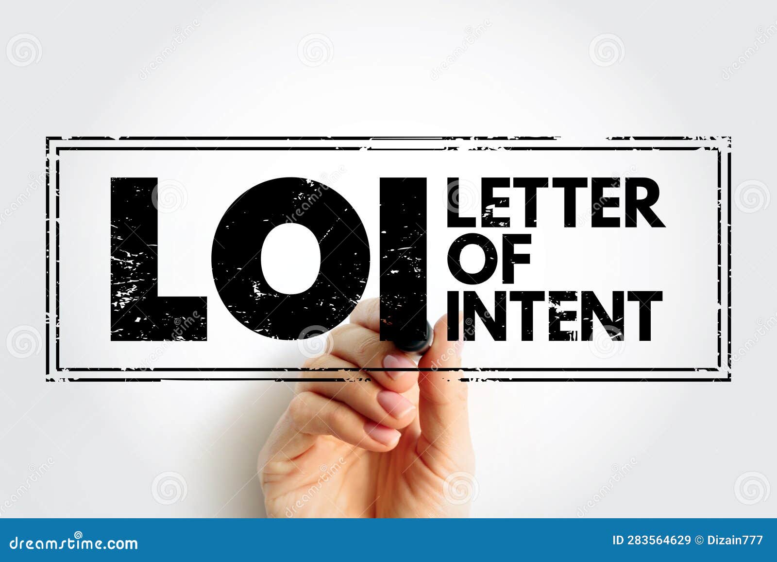 LOI - Letter Of Intent Acronym, Concept Background Royalty-Free Stock ...