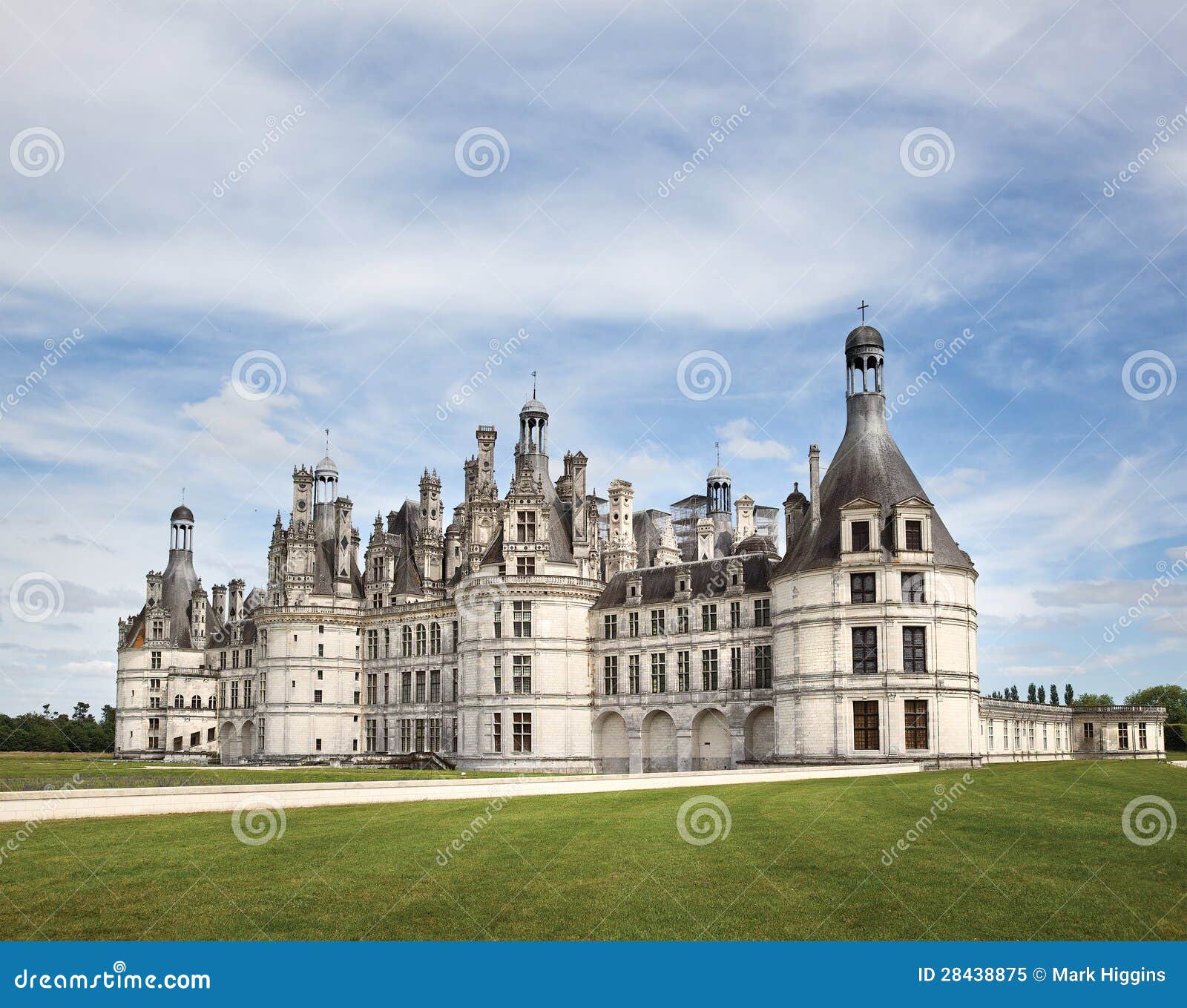 Loire Valley Chateau De Chambord Stock Image - Image of building ...