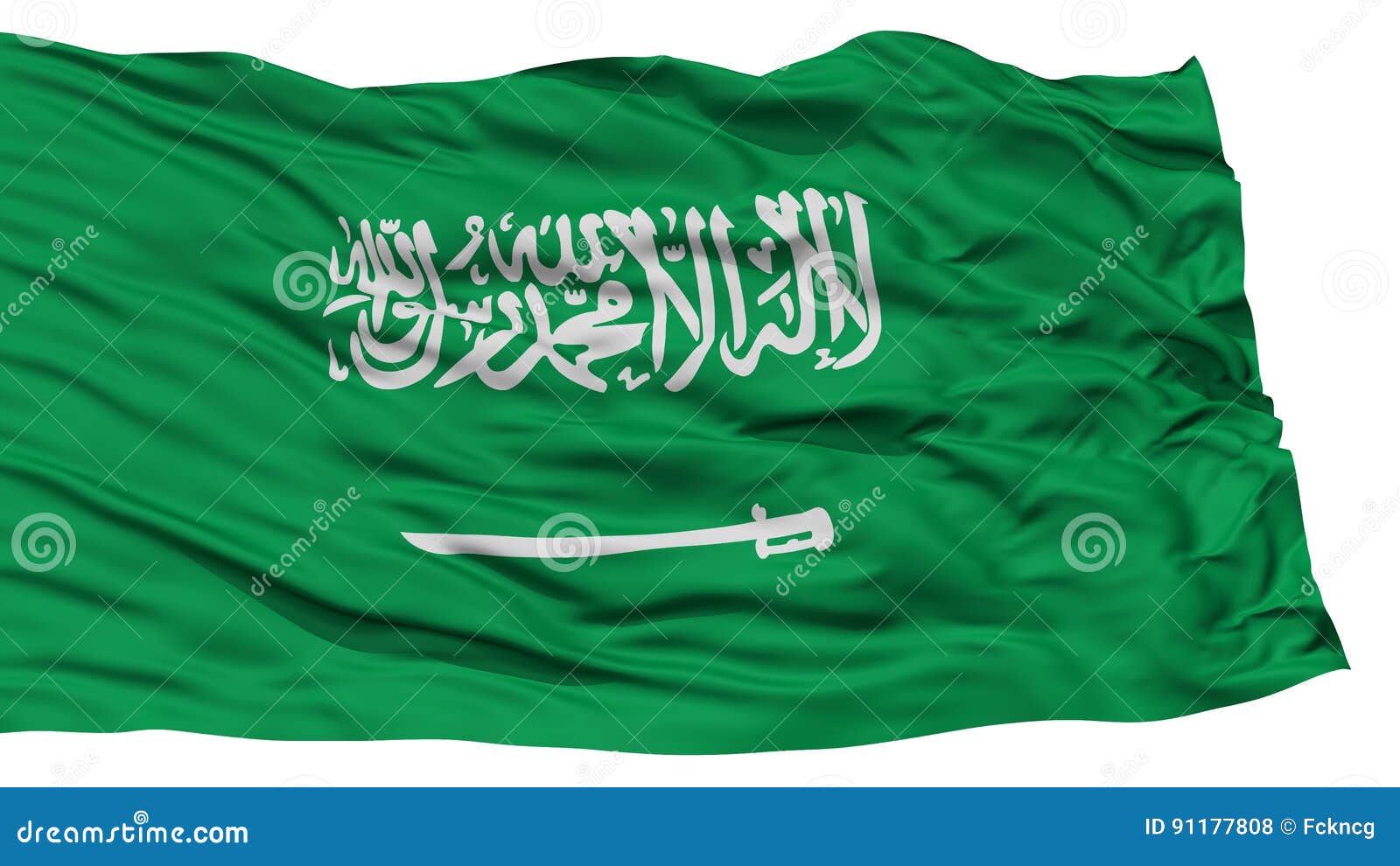 Lokalisierte Saudi-Arabien Flagge Stock Abbildung - Illustration von ...