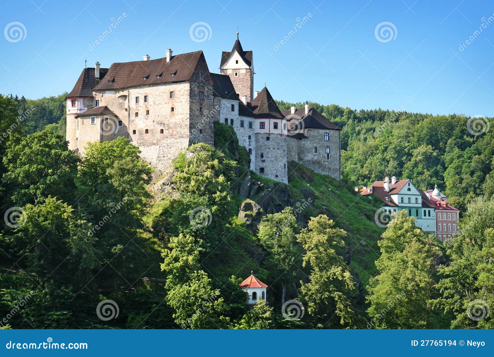 Loket stock photo. Image of panorama, europe, city, church - 27765194