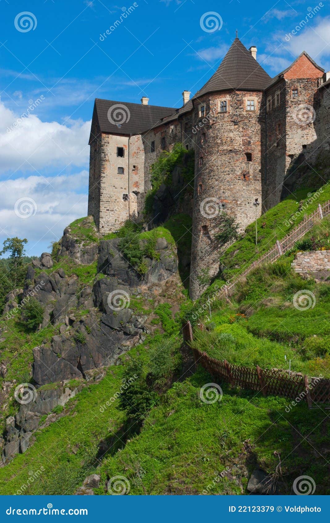 Loket castle stock image. Image of tall, royale, castle - 22123379