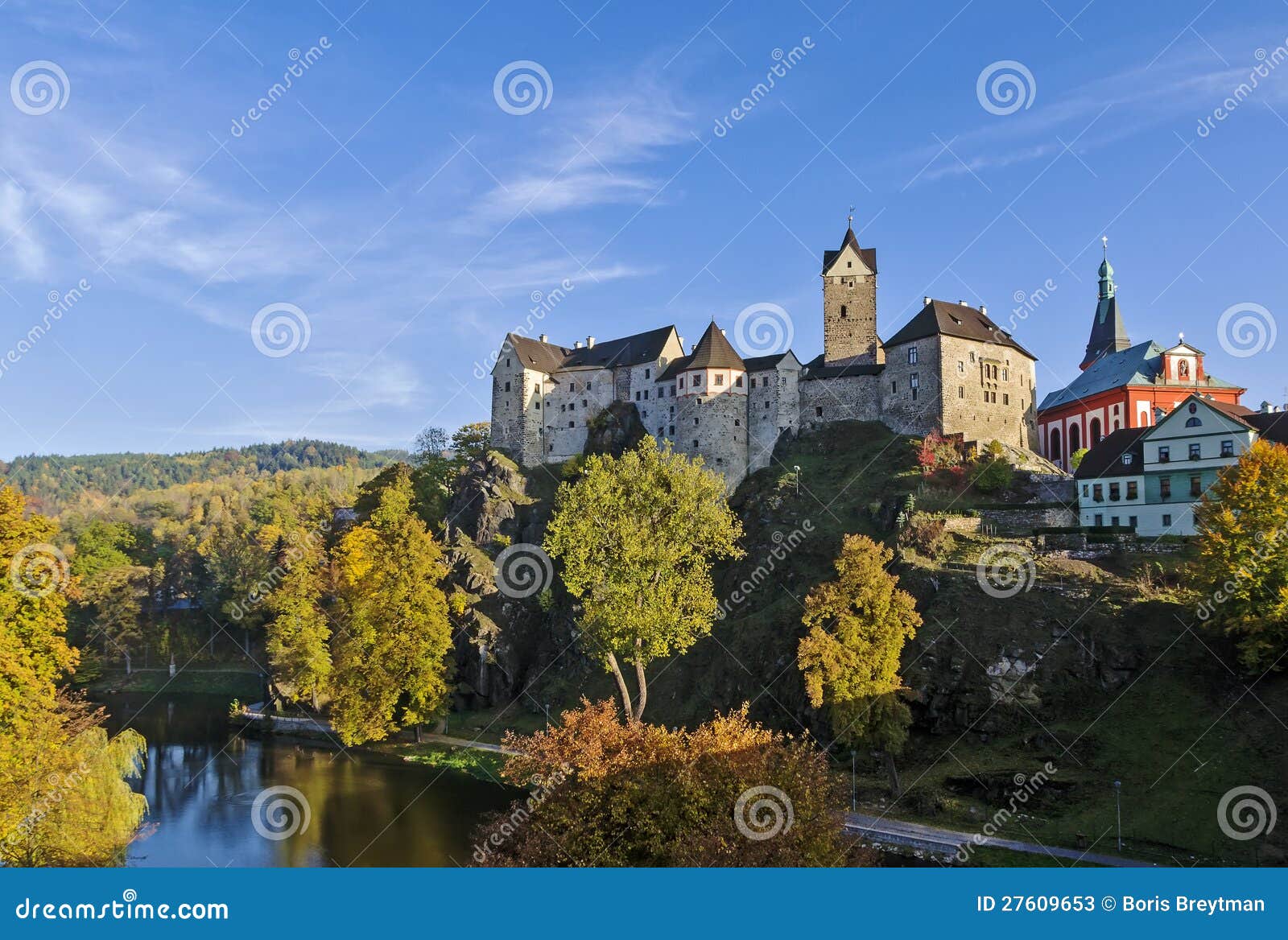 Loket Castle, Czech Republic Stock Image - Image of rock, history: 27609653