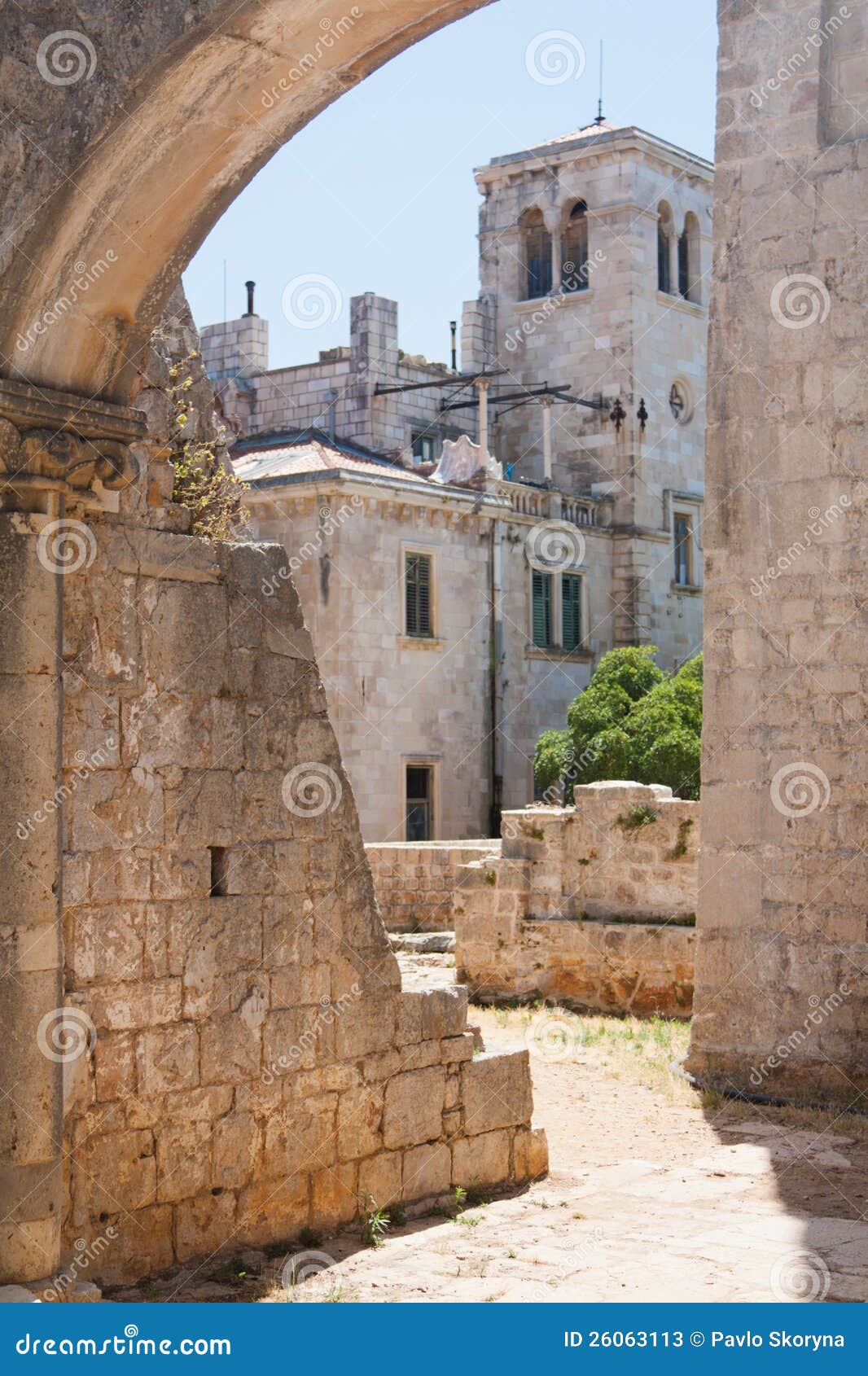 Lokrum Croatia stock image. Image of sunny, island, benedictine - 26063113