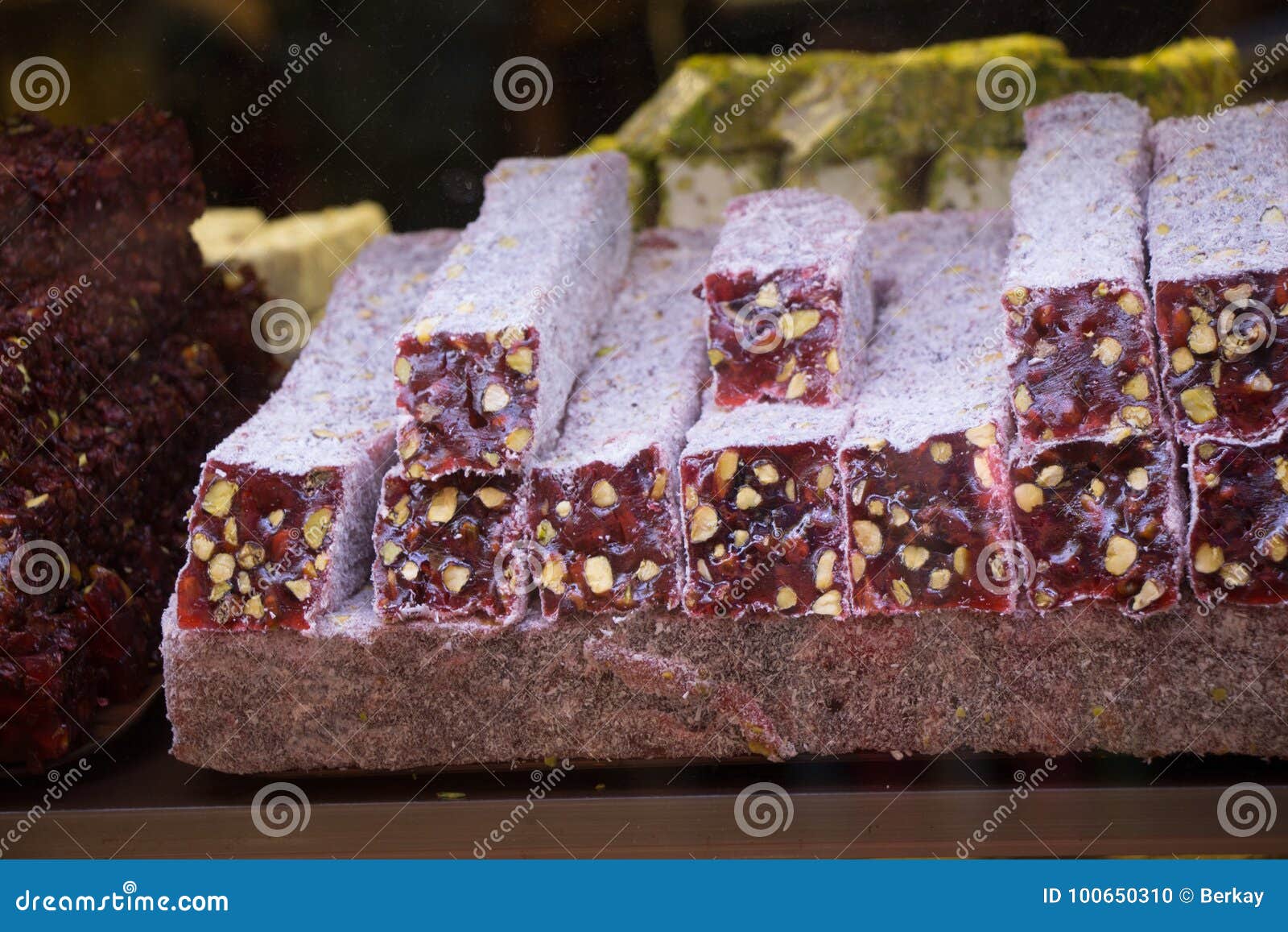Lokum Tradicional Do Rahat Do Loukoum Foto de Stock - Imagem de prazer ...