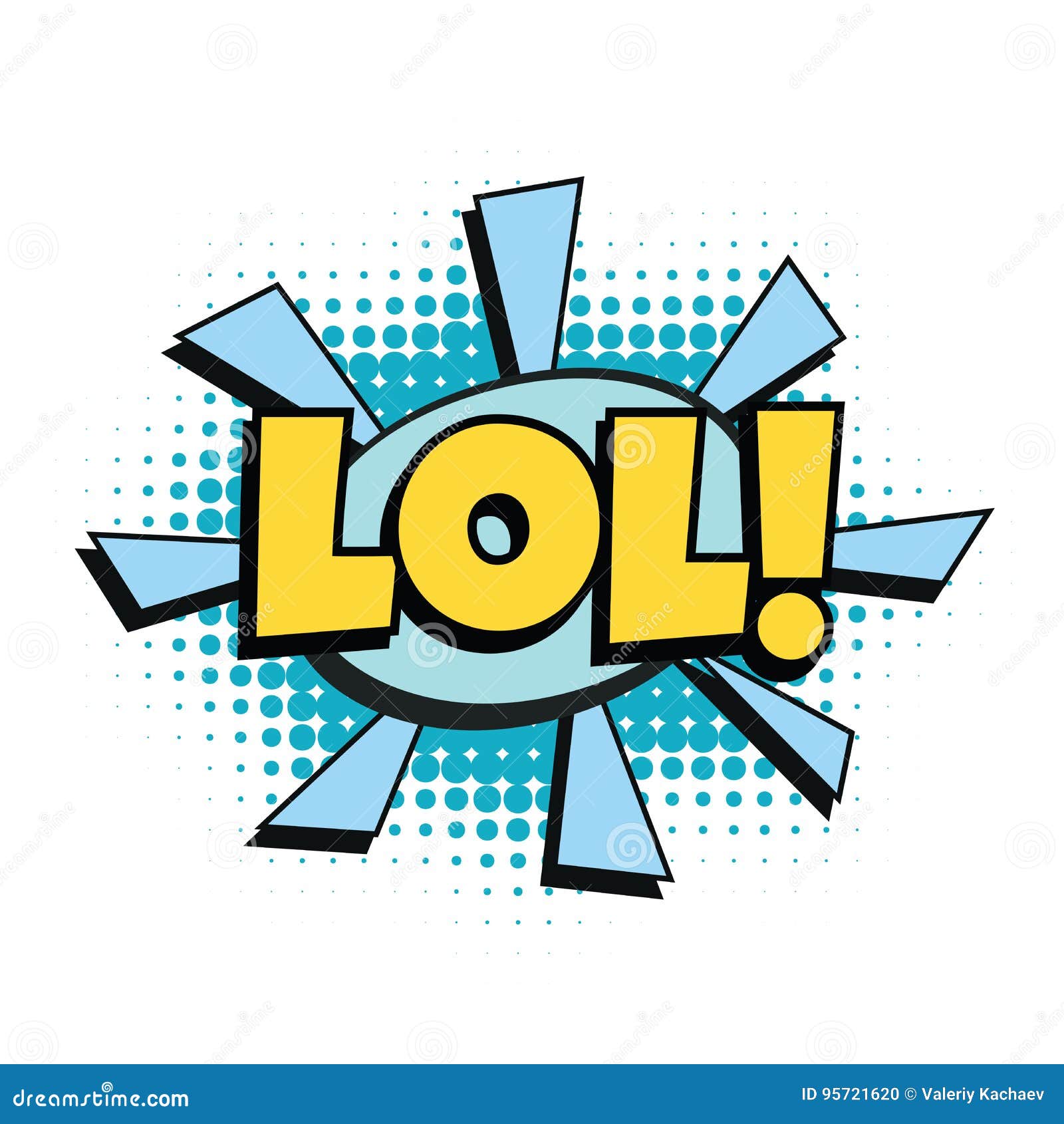 Lol grappig woord vector illustratie. Illustration of pret - 95721620