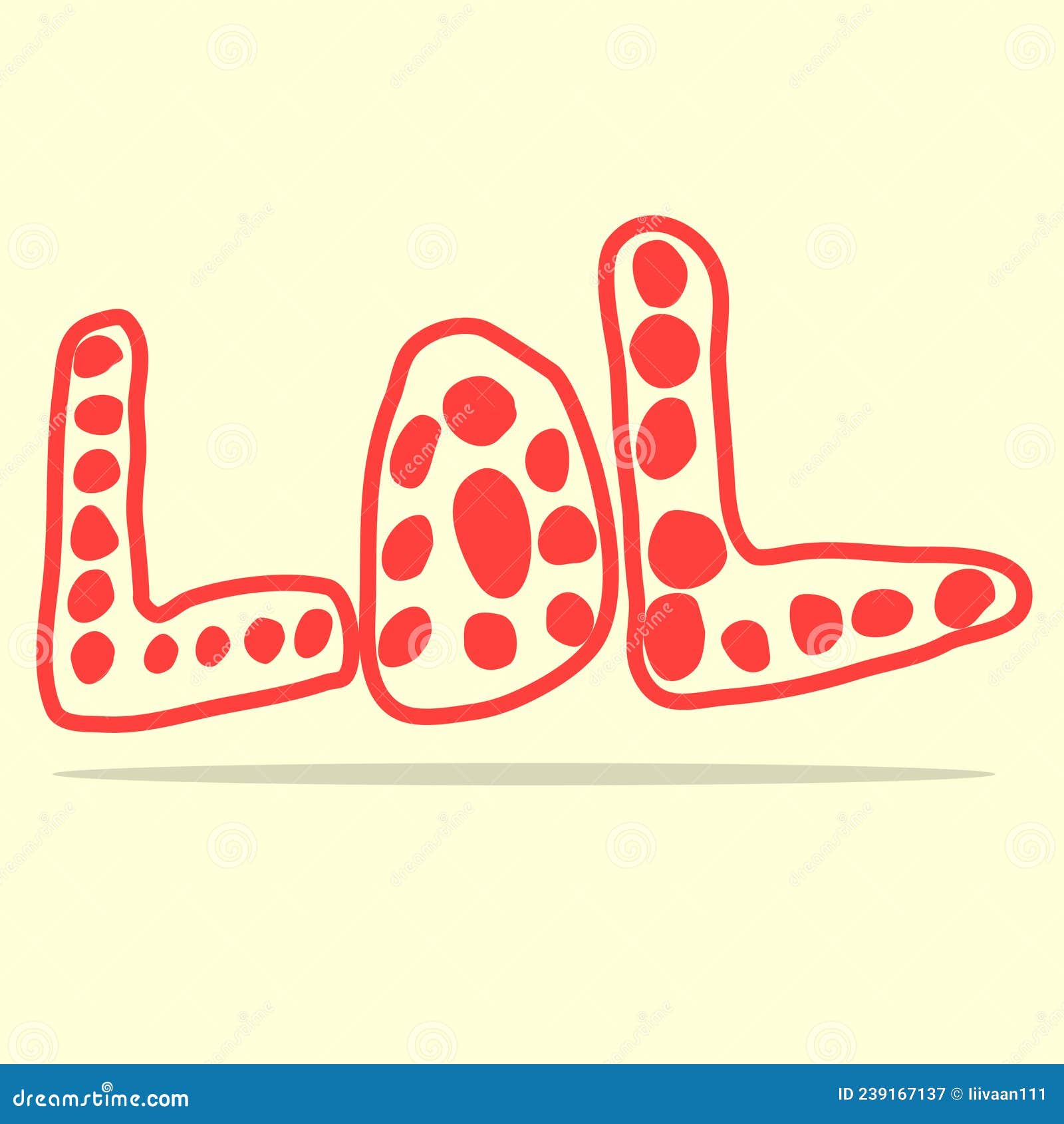 Lol. Laughing Out Loud Vector Illustration Stock Vector - Illustration ...