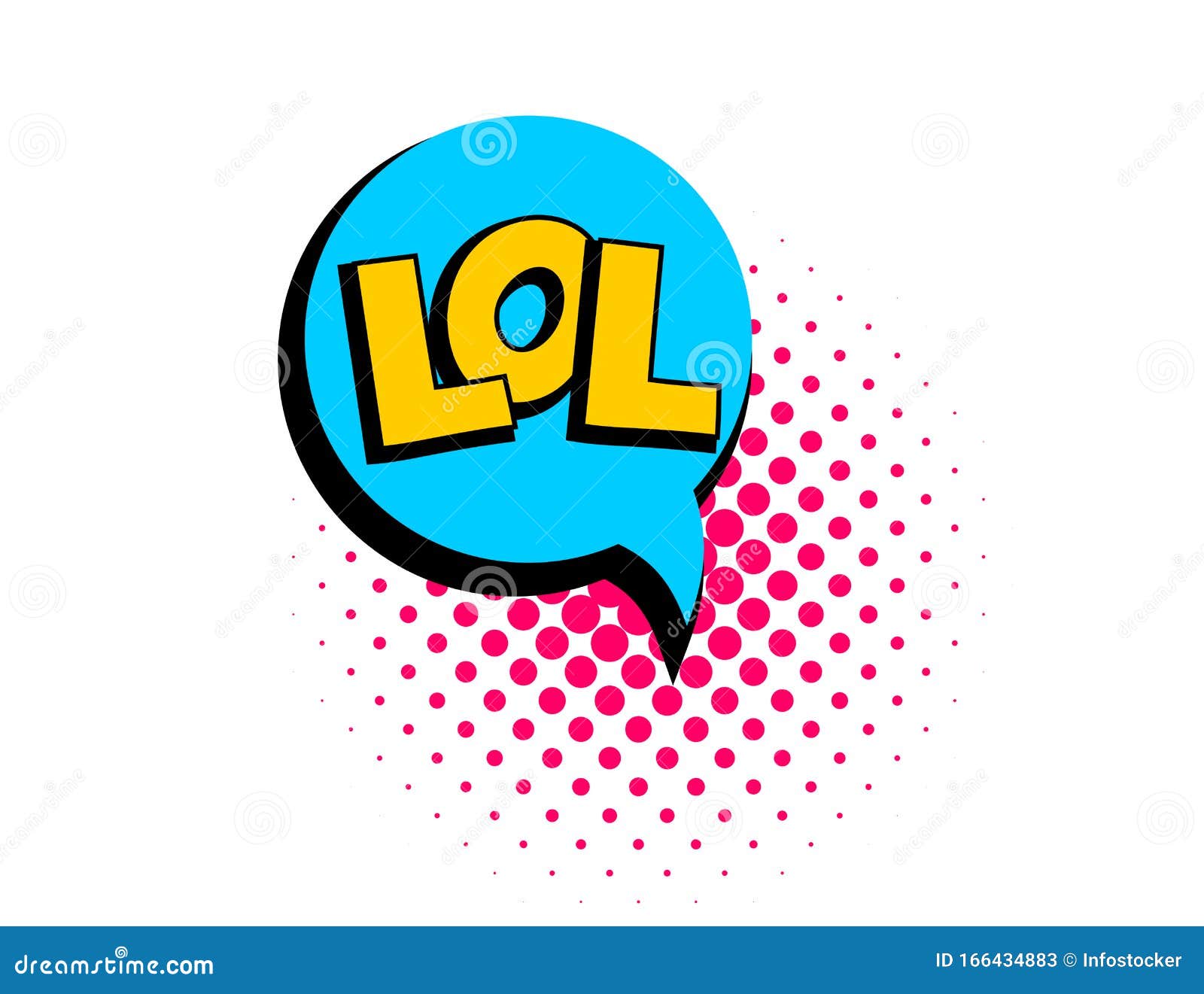 LOL Speech Bubble Pop Art Comic Text Stock Vector - Illustration of ...