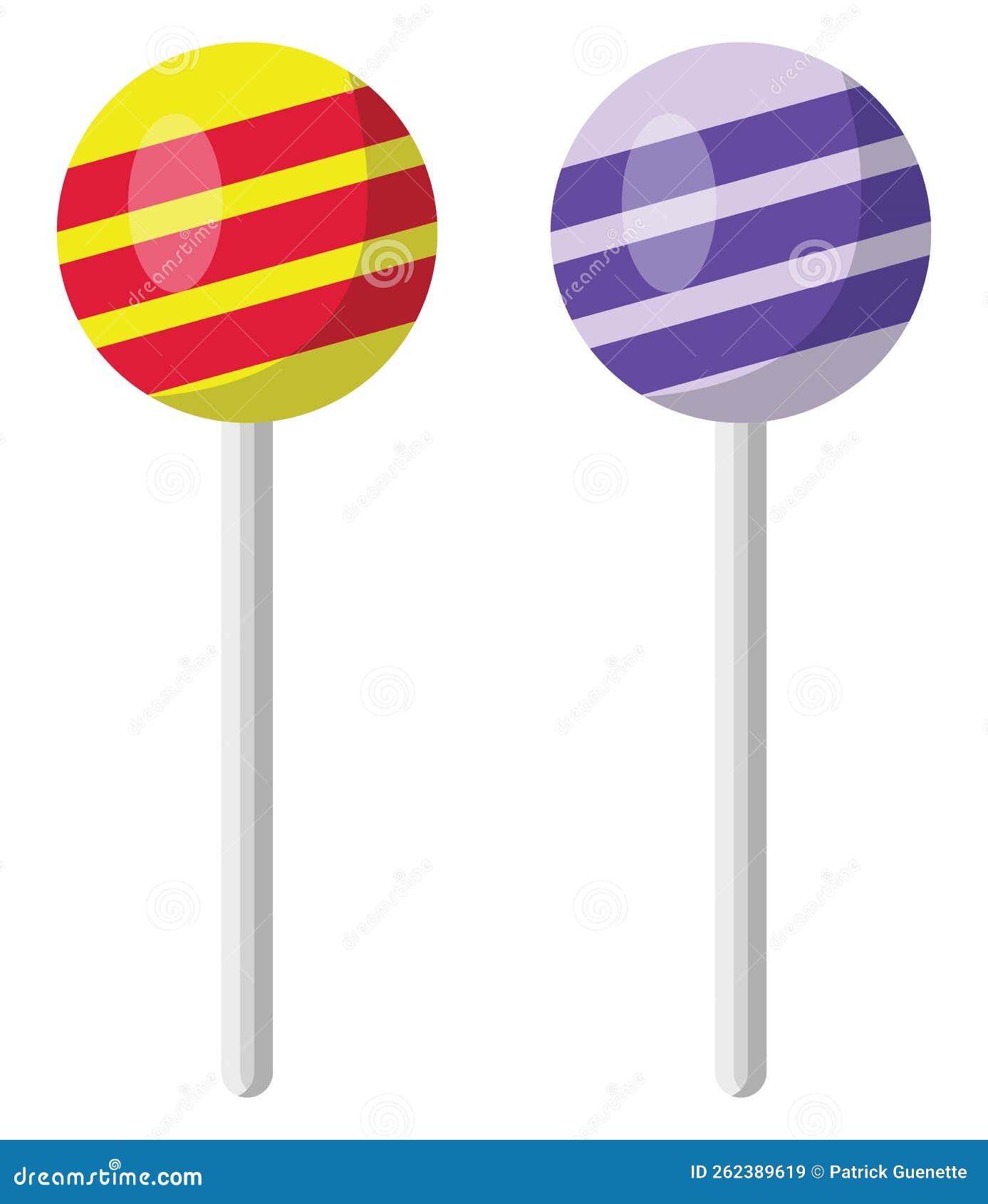 Lolipops with lines, icon stock vector. Illustration of abstract ...