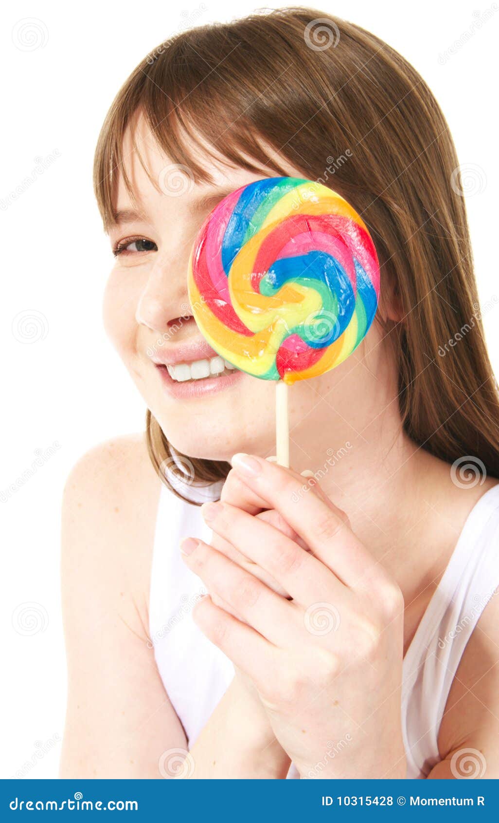 Lollipop stock photo. Image of portrait, isolated, cute - 10315428