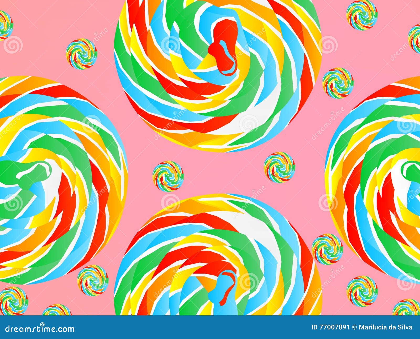 Lollipop stock illustration. Illustration of design, beautiful - 77007891