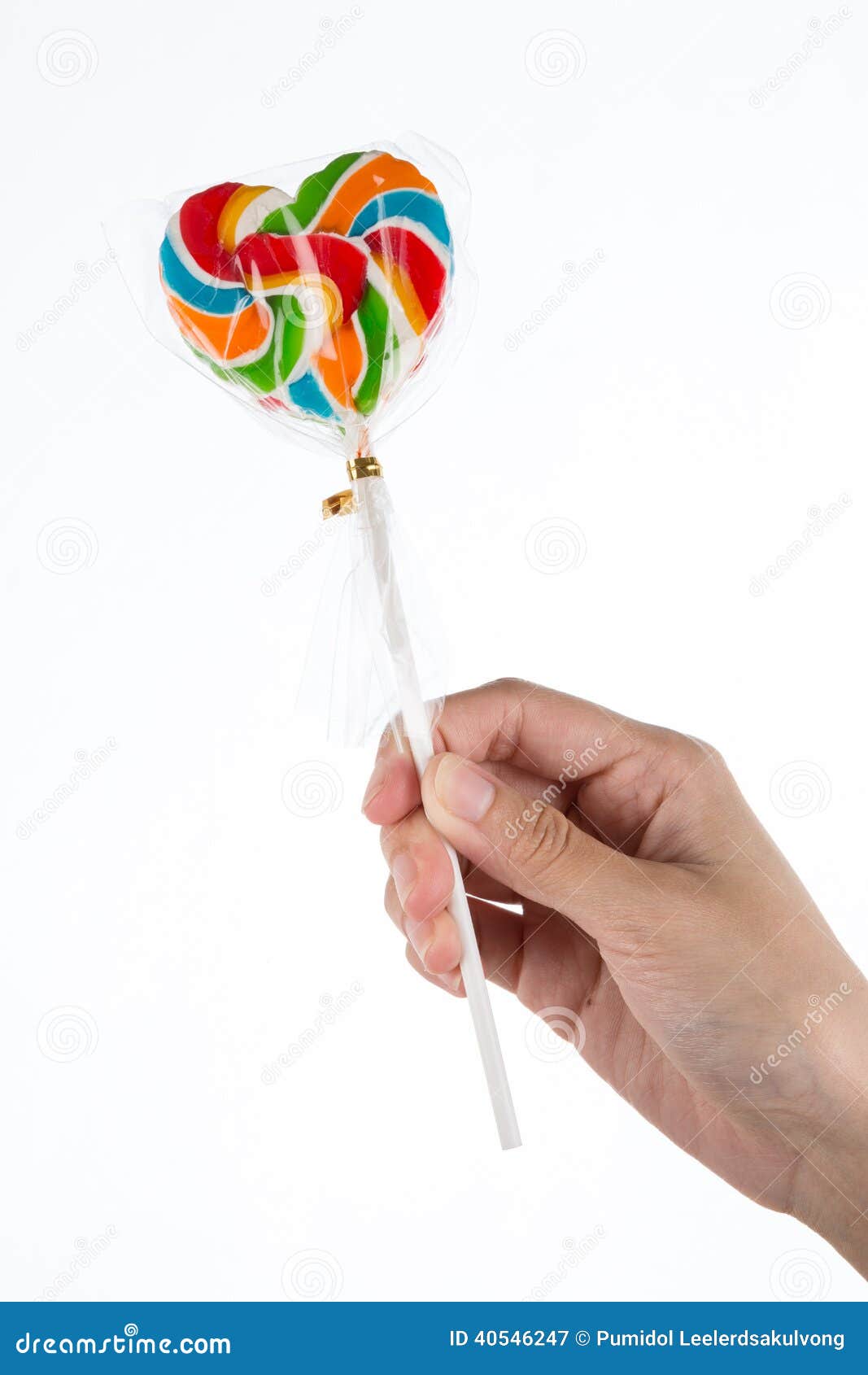 Lollipop with hand stock image. Image of dessert, color - 40546247