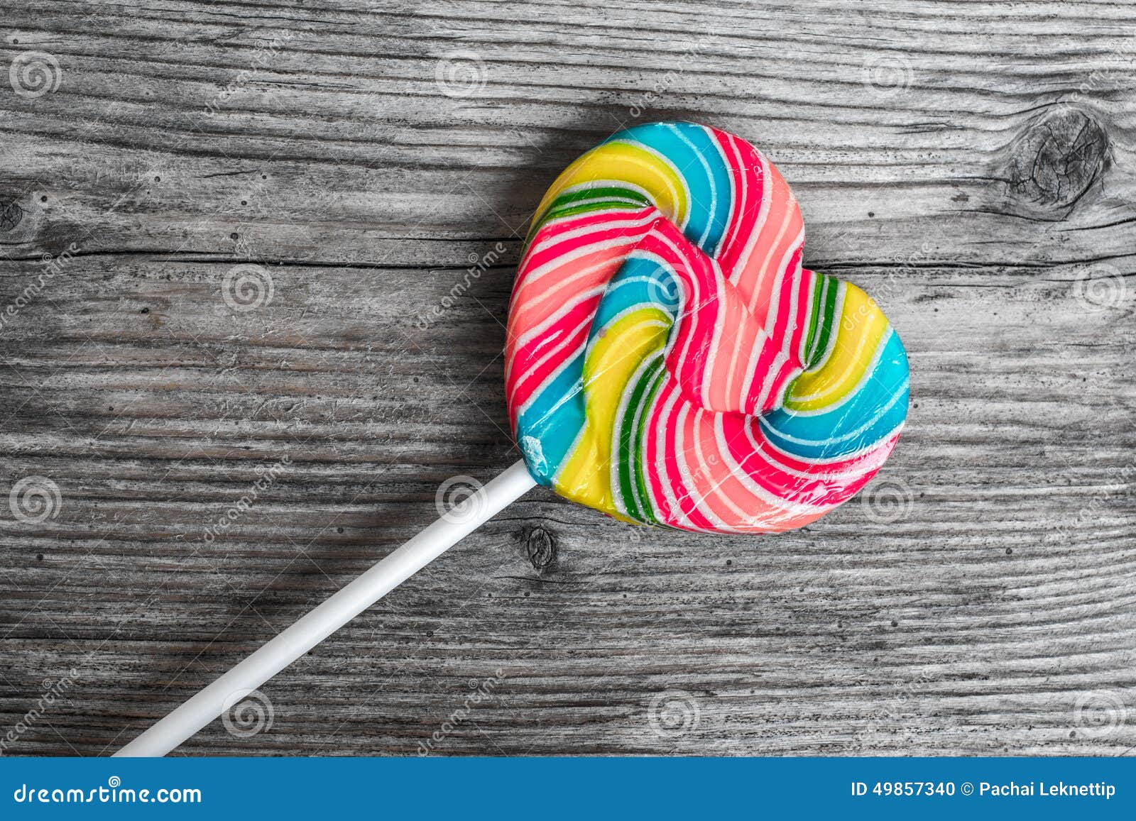 Lollipop of Heart Shape stock photo. Image of lollipop - 49857340