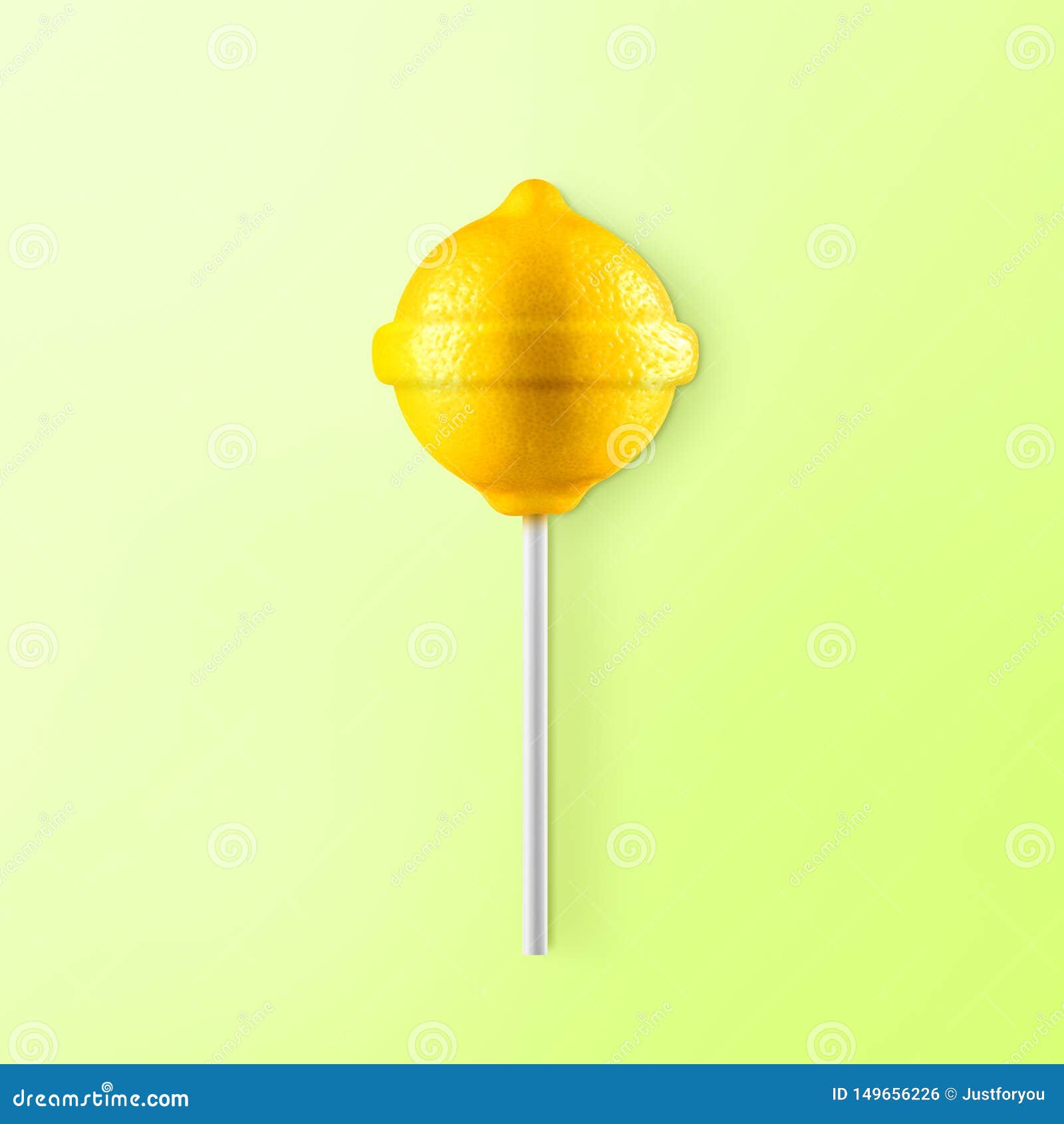 Lollipop lemon stock photo. Image of object, fresh, idea - 149656226