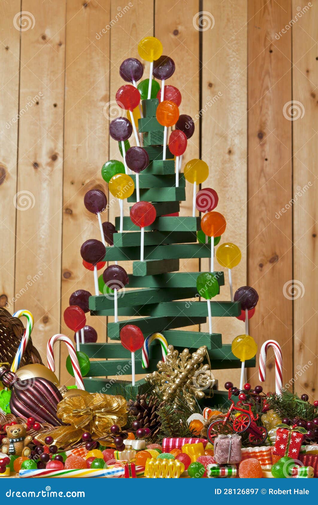 Lollipop Tree stock image. Image of lollipop, pine, cornucopia - 28126897