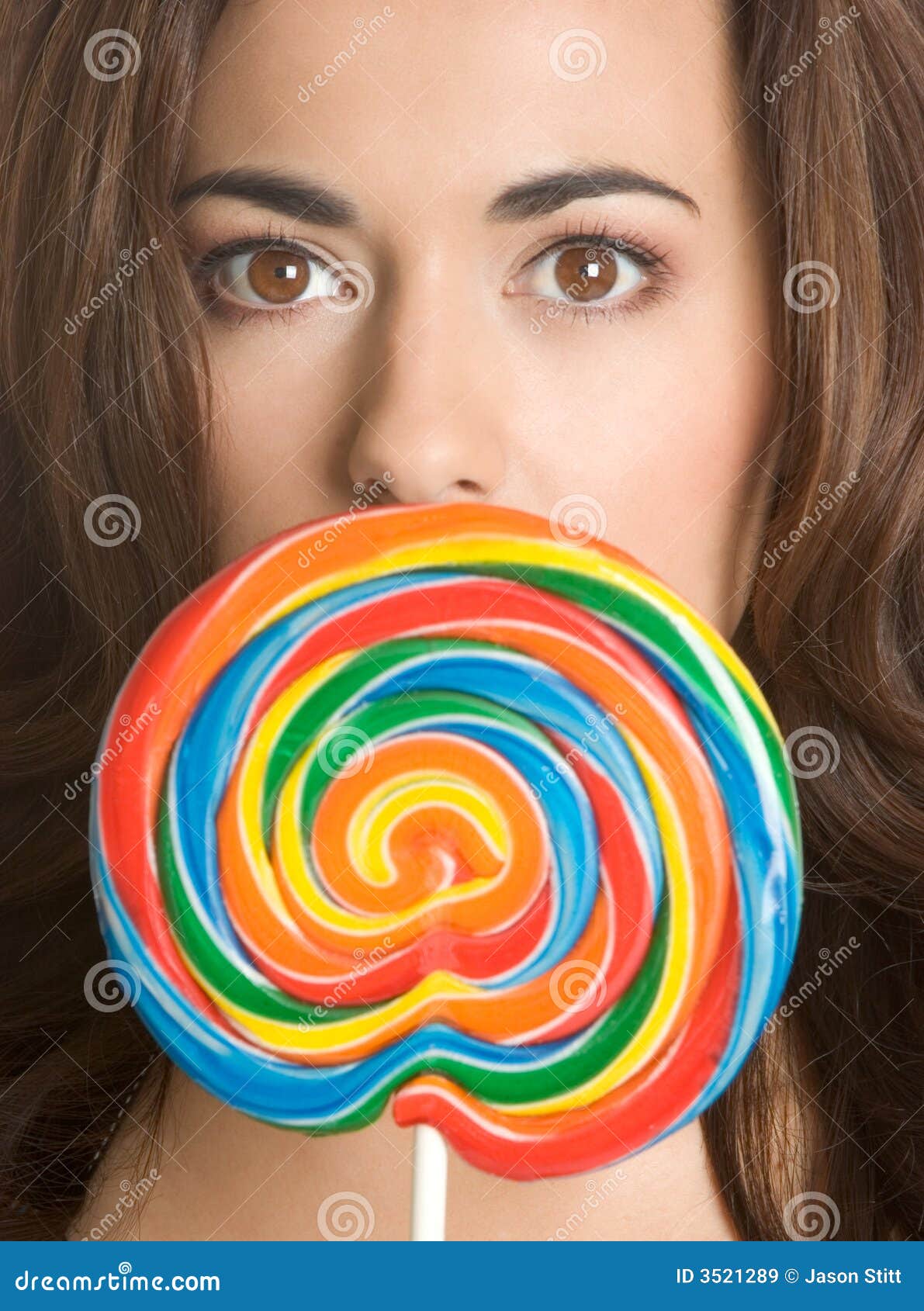 Lollipop Woman stock image. Image of lolipop, unhealthy - 3521289
