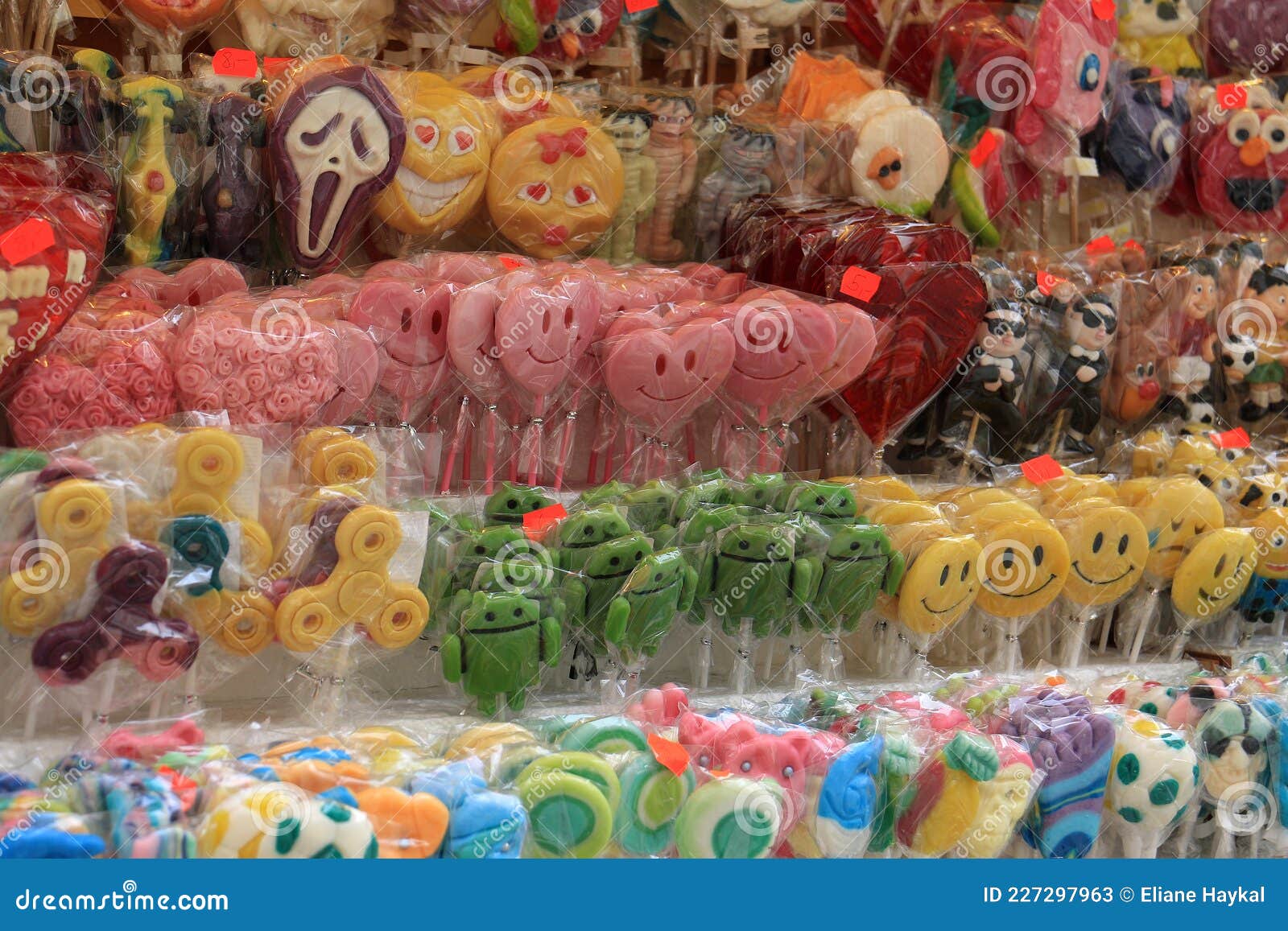 Lollipops Stand stock image. Image of children, childhood - 227297963