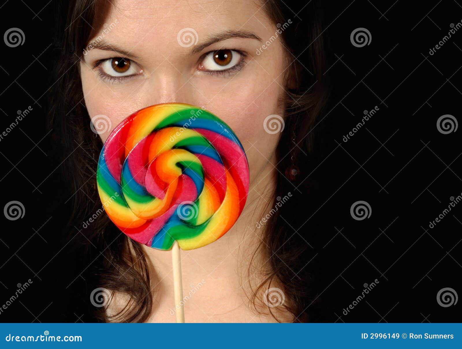 Lolly stock afbeelding. Image of lolly, volwassen, gezicht - 2996149
