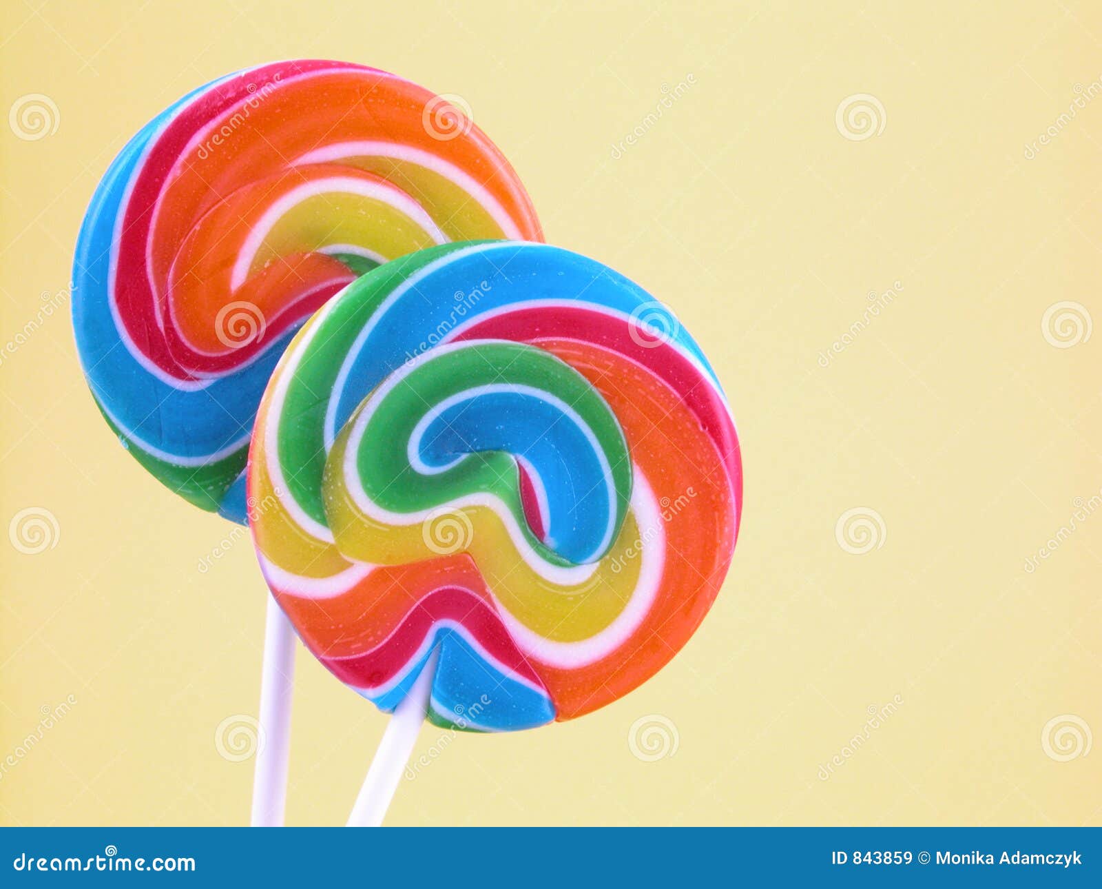 Lollys stock afbeelding. Image of kleurrijk, voedsel, pret - 843859