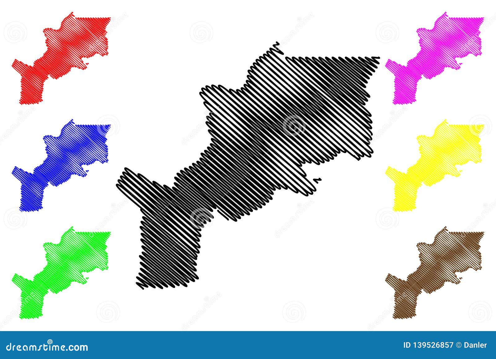 Lomami Province map vector stock vector. Illustration of country ...