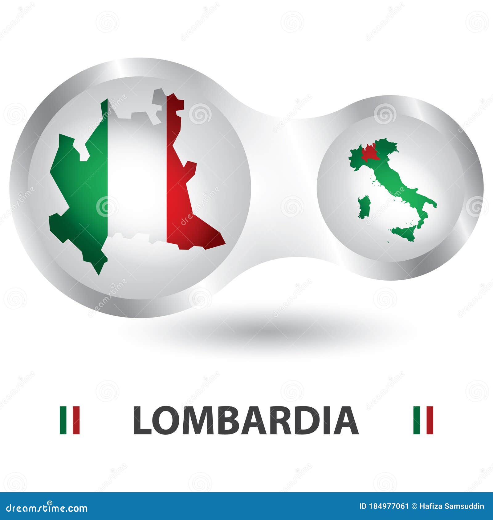 Lombardia Map. Vector Illustration Decorative Design | CartoonDealer.com #188177932