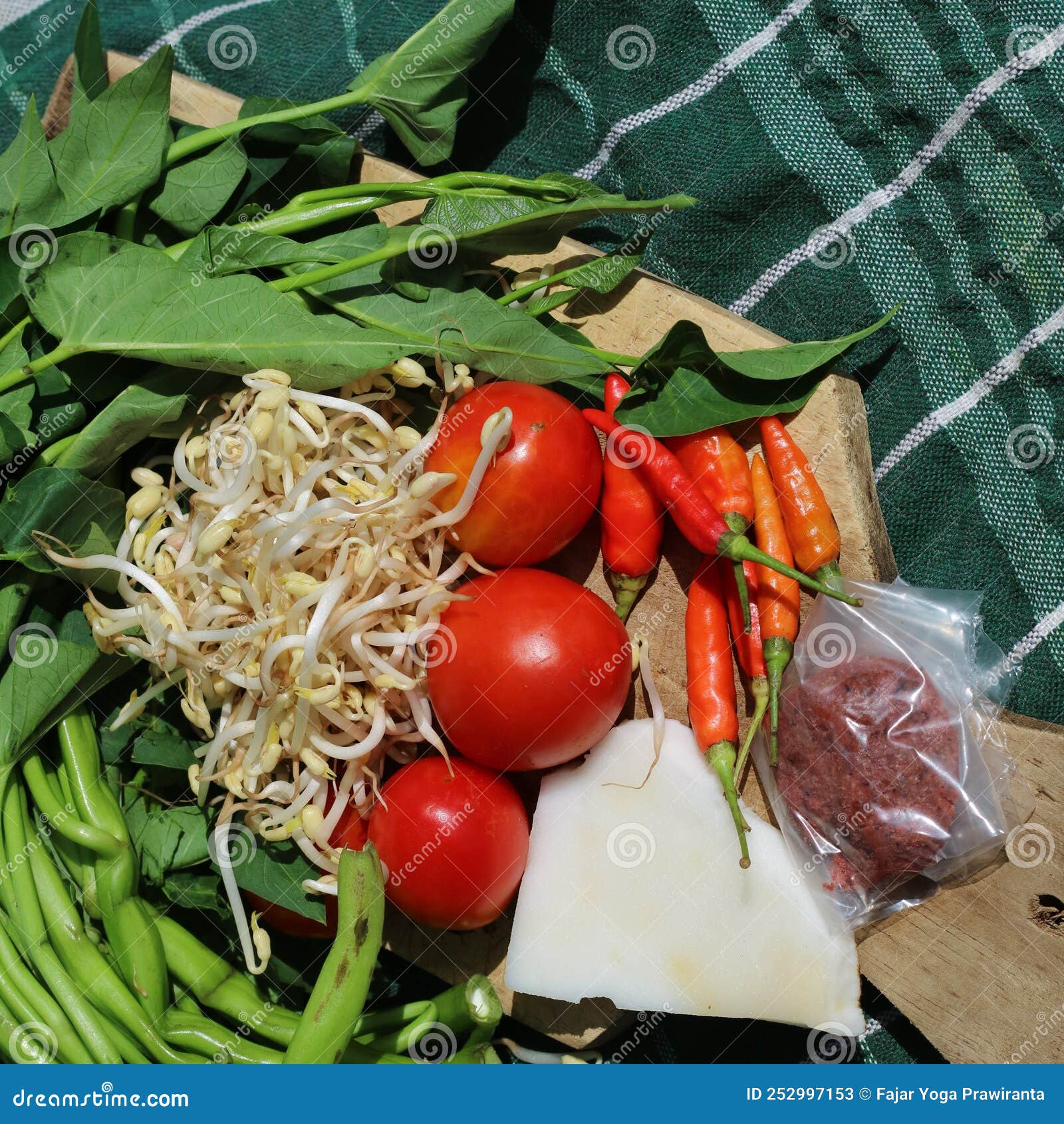 Lombok S Typical Plecing Vegetable Package is Ready for Sale Stock ...