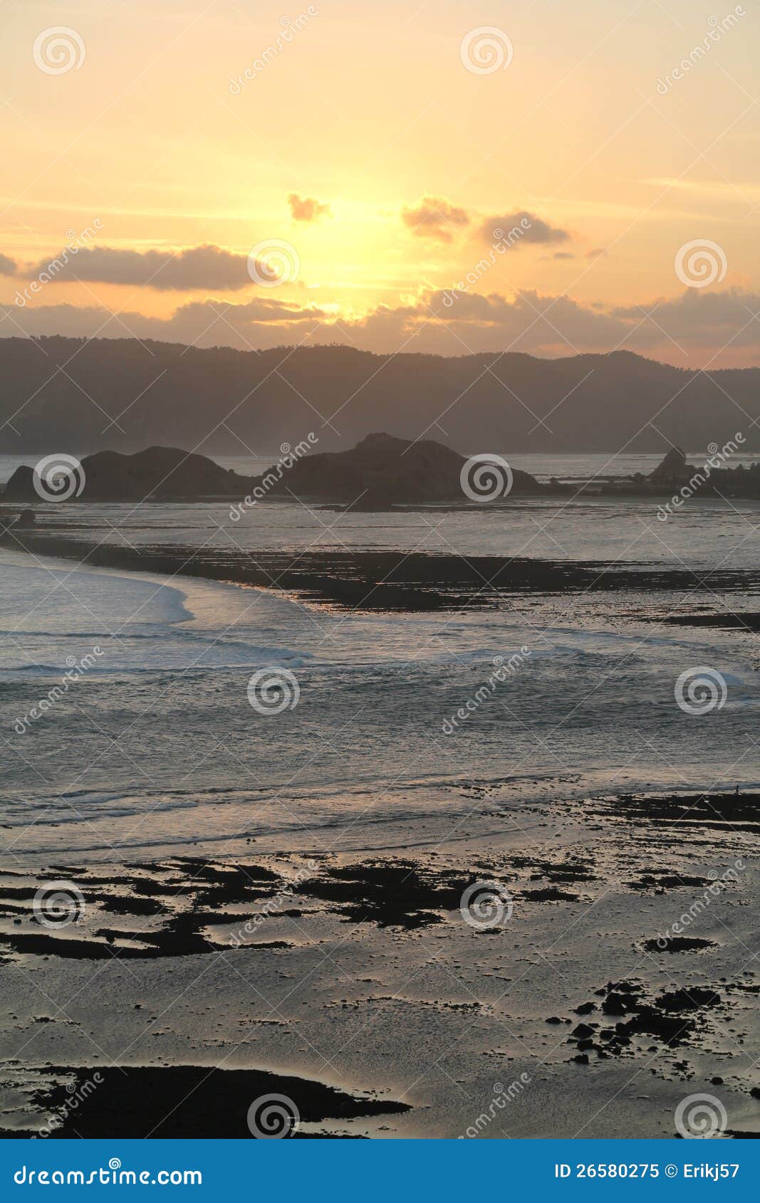 Lombok Sunset stock image. Image of ocean, indonesia - 26580275