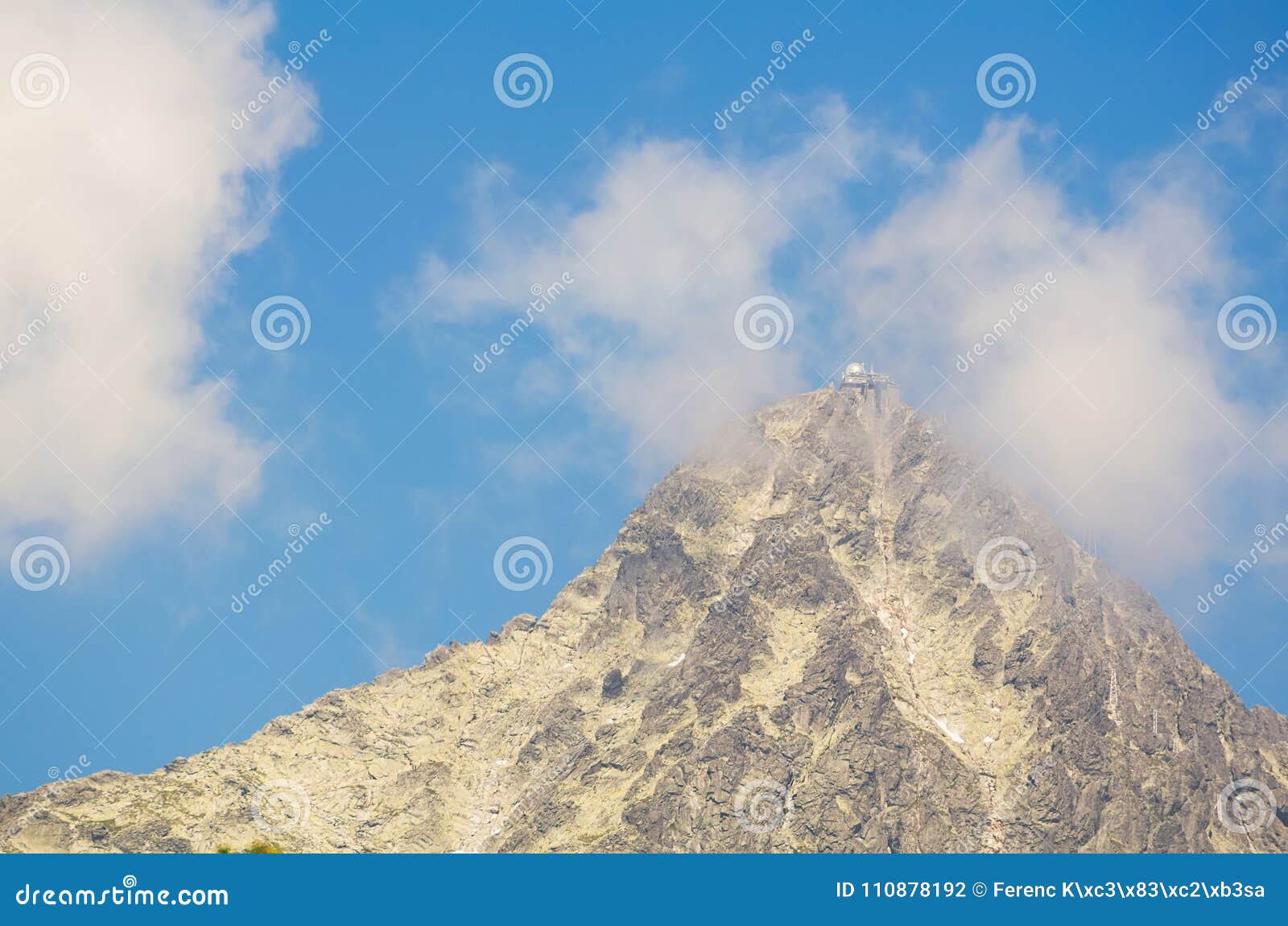Lomnicky Peak in High Tatras Stock Photo - Image of stit, mountain ...