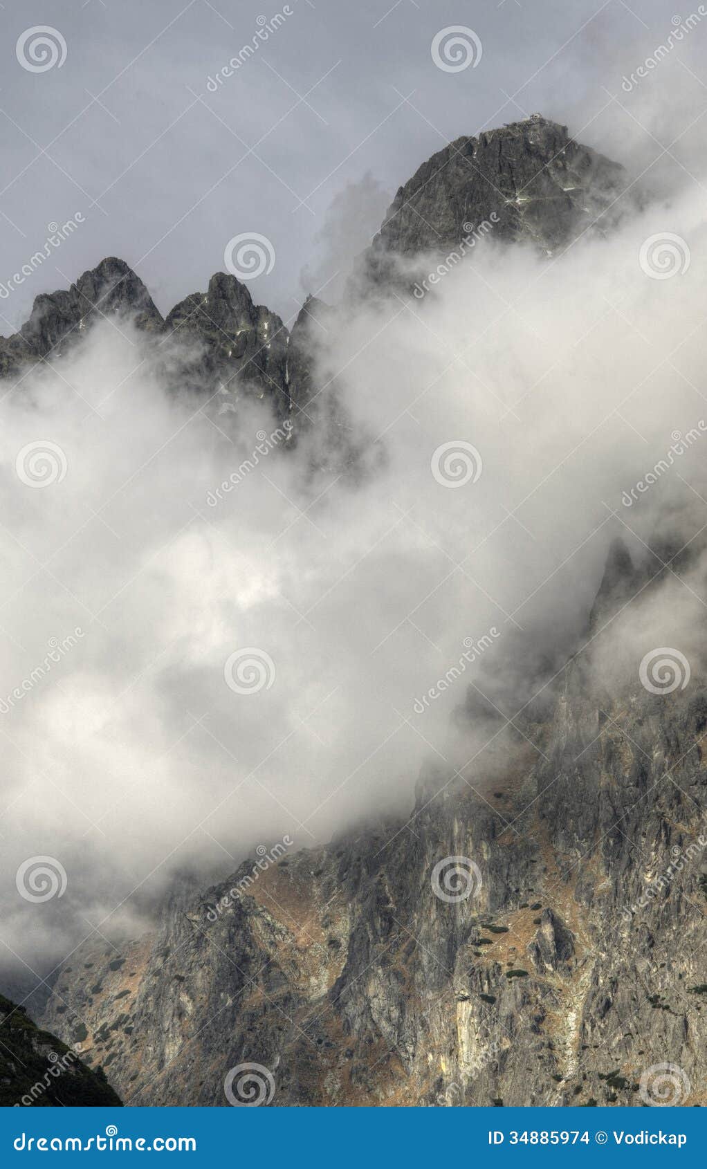 Lomnicky Stit - High Tatras Peak, Slovakia Stock Photo - Image of ...