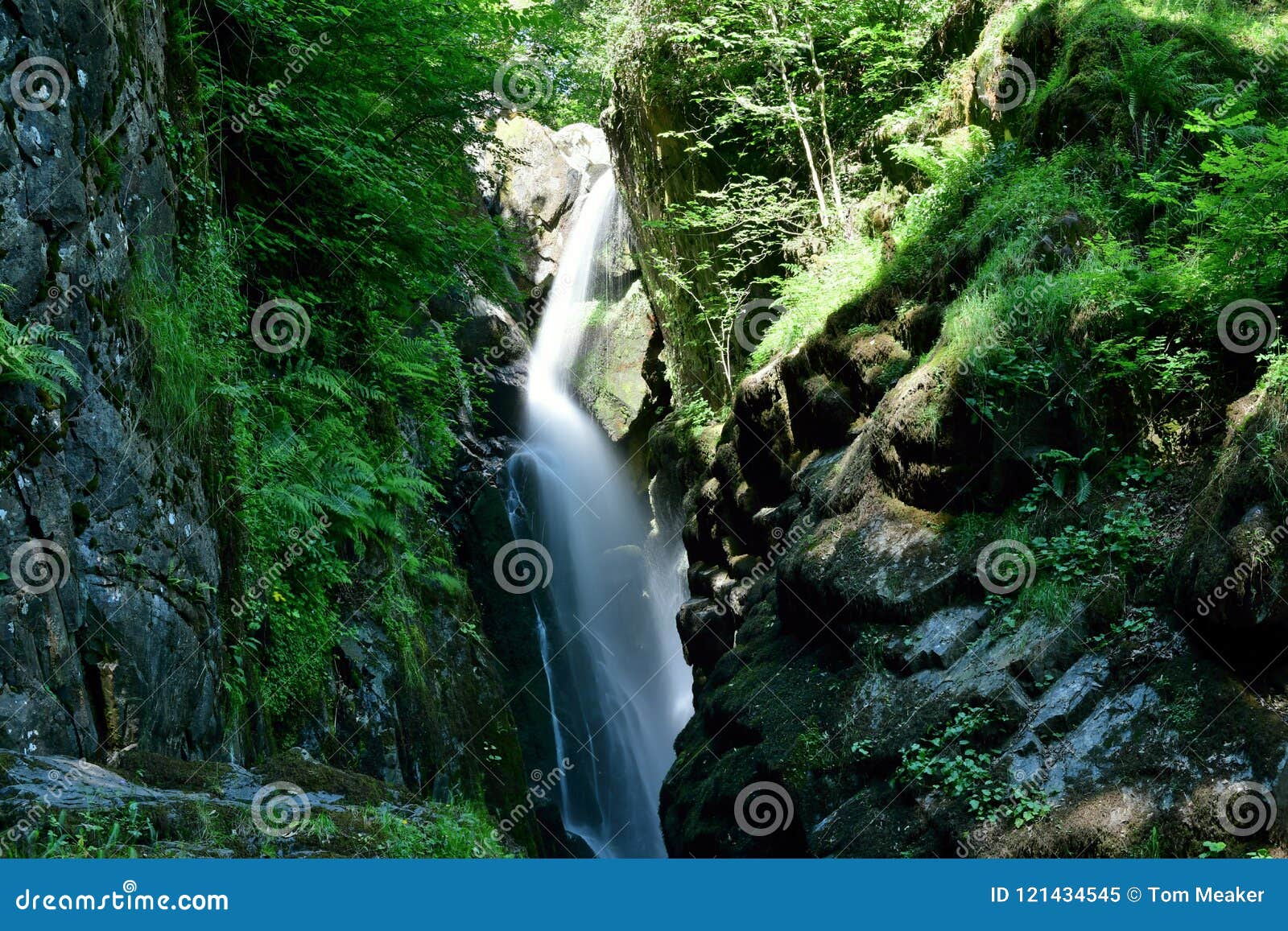Aira force stock image. Image of motion, matterdale - 121434545