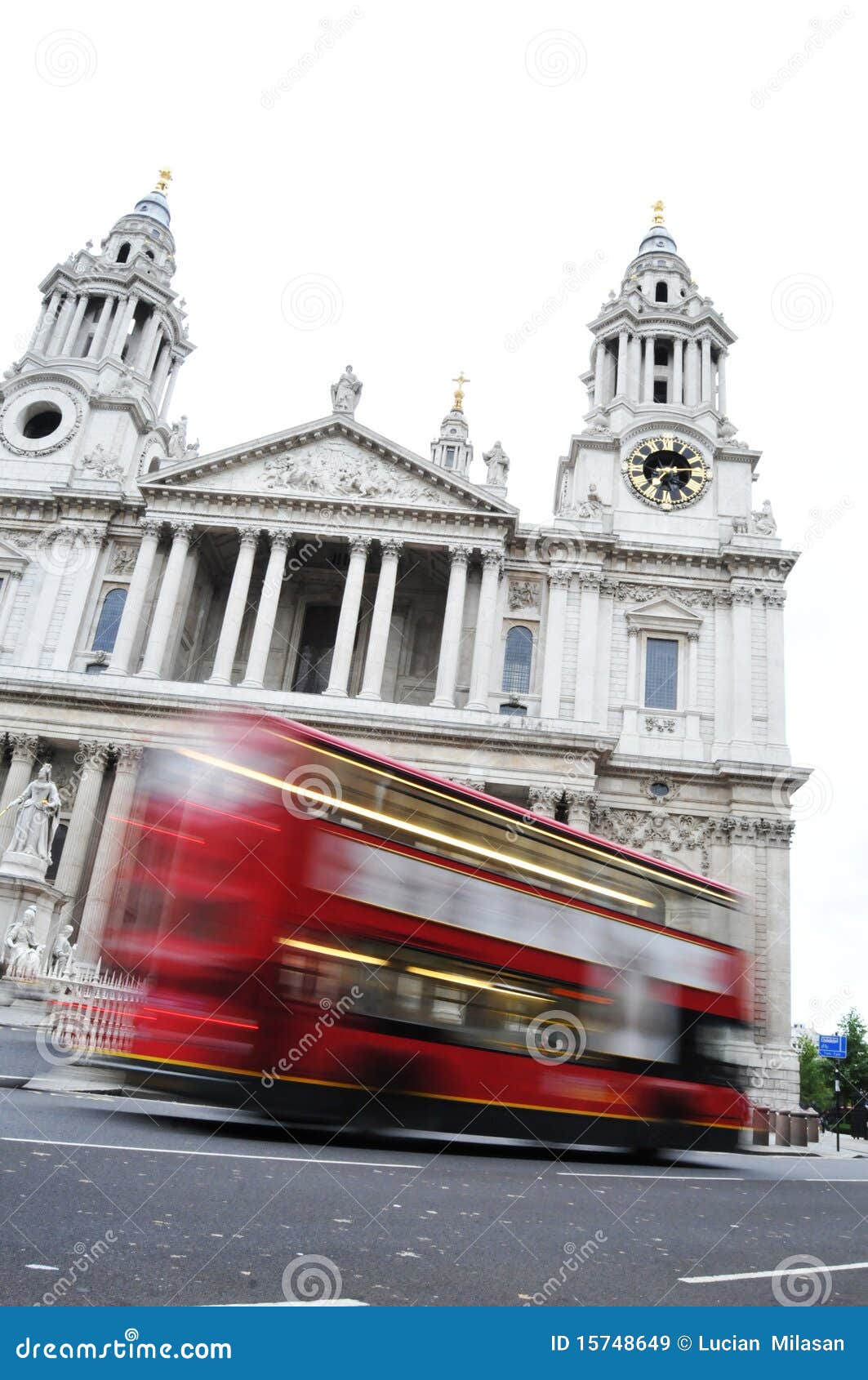 London stock image. Image of cathedral, church, clock - 15748649