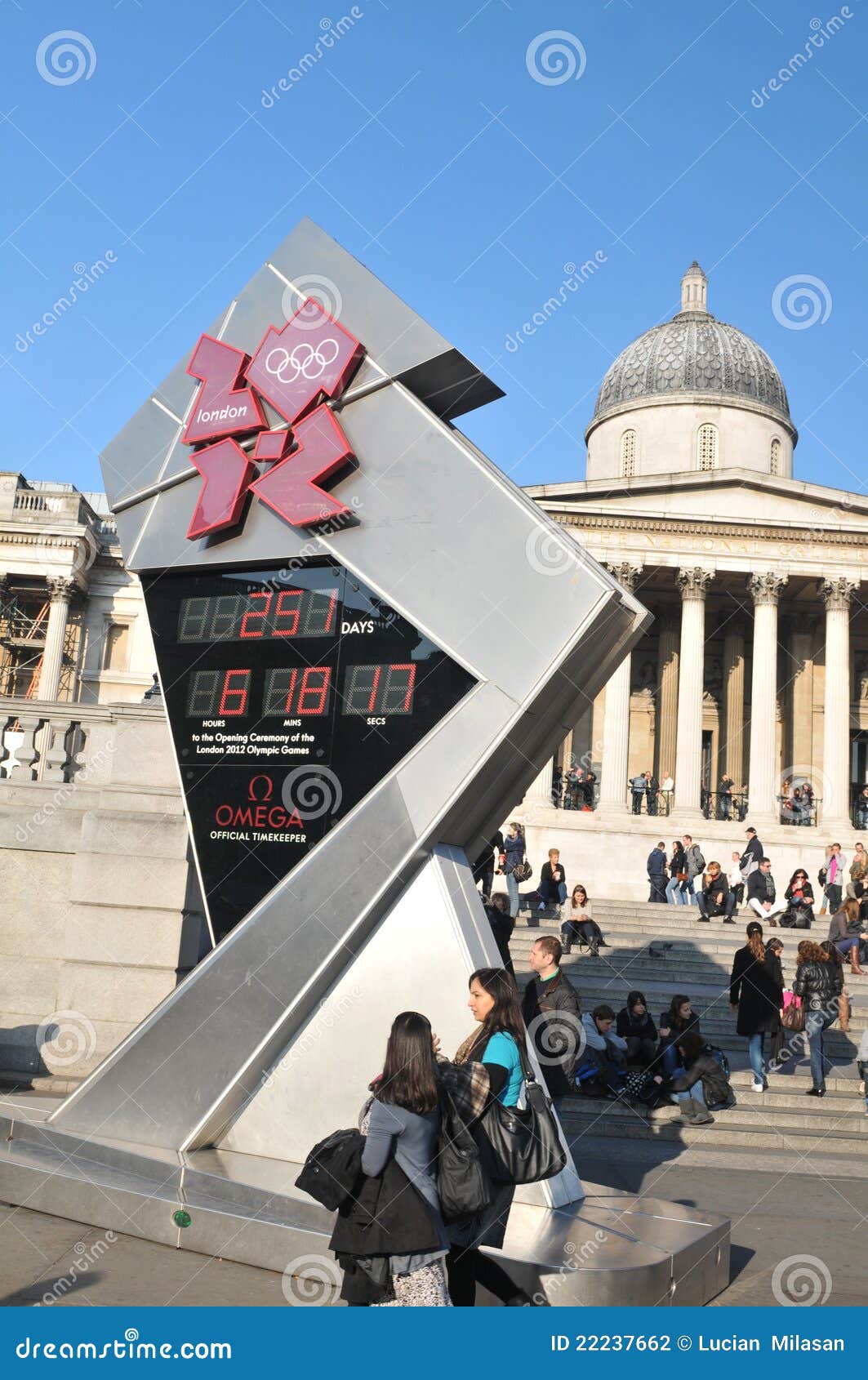 London 2012 Olympics Countdown Editorial Photography - Image of days ...