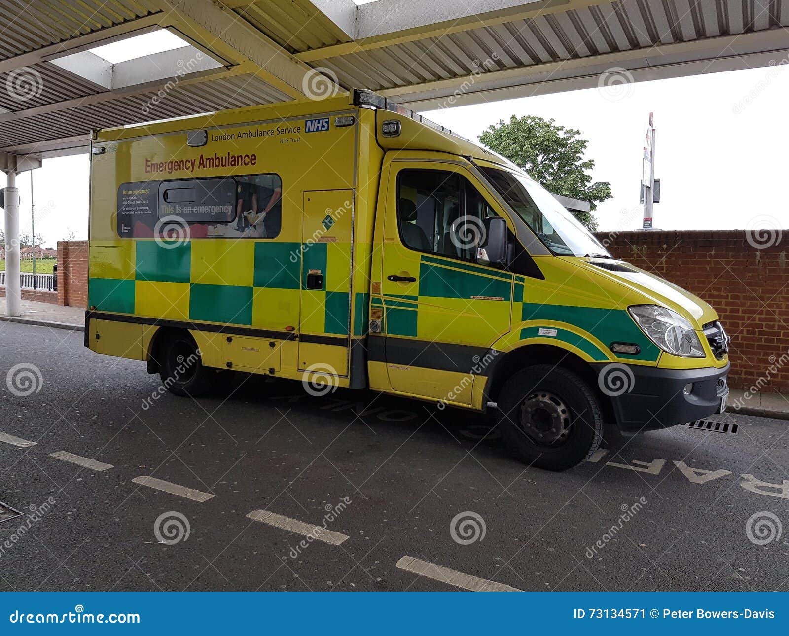 A NHS London Ambulance Sign Logo. Editorial Image | CartoonDealer.com ...