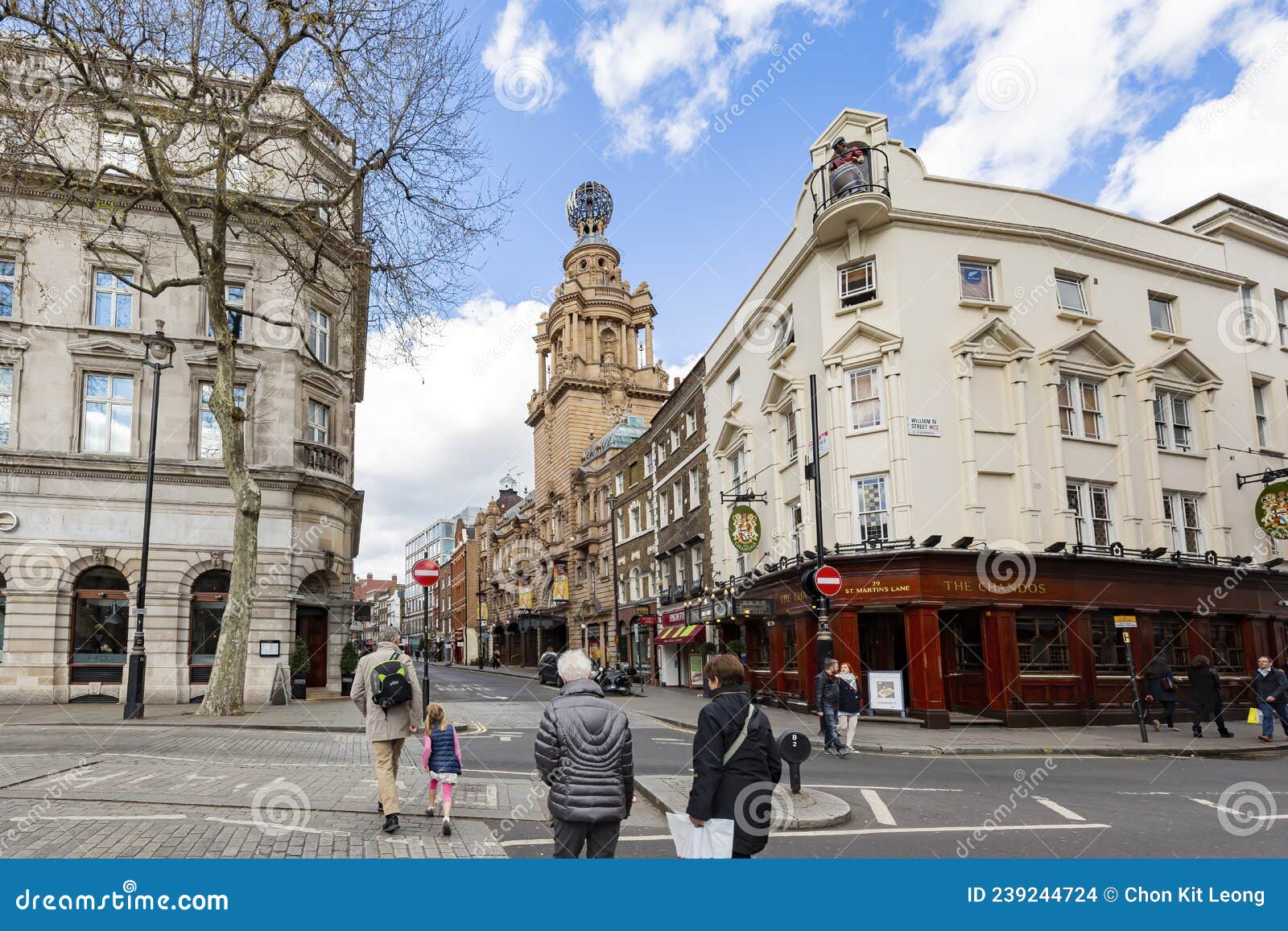Exterior View of the London Coliseum Editorial Stock Image - Image of ...