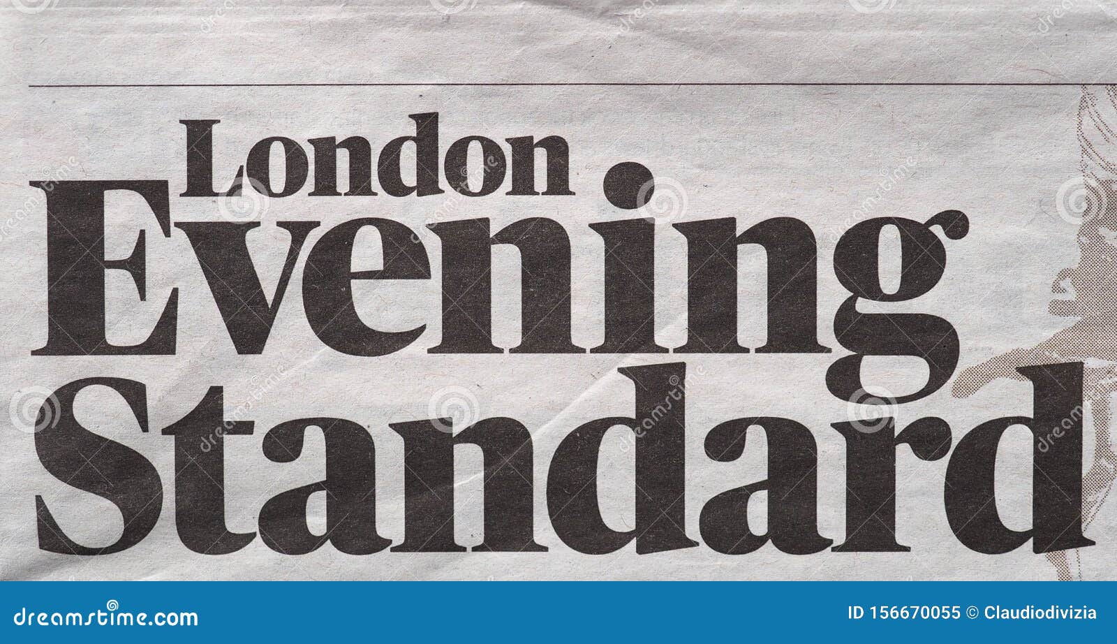 LONDON - AUG 2019: London Evening Standard Header Sign Editorial Image ...