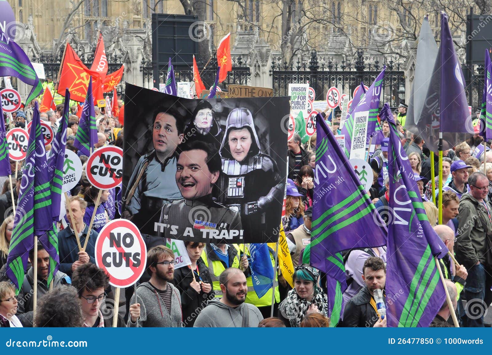 London Austerity Protest editorial image. Image of demonstrating - 26477850