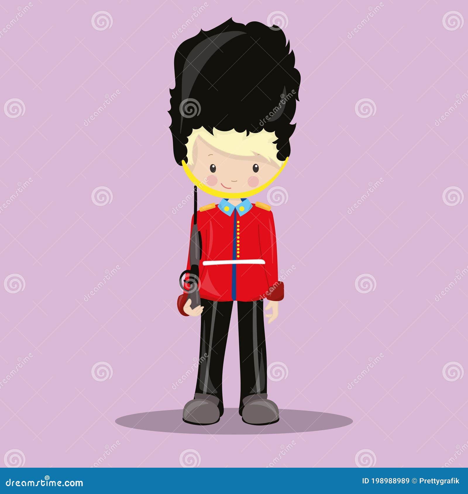 London blonde guard 11 stock vector. Illustration of guard - 198988989